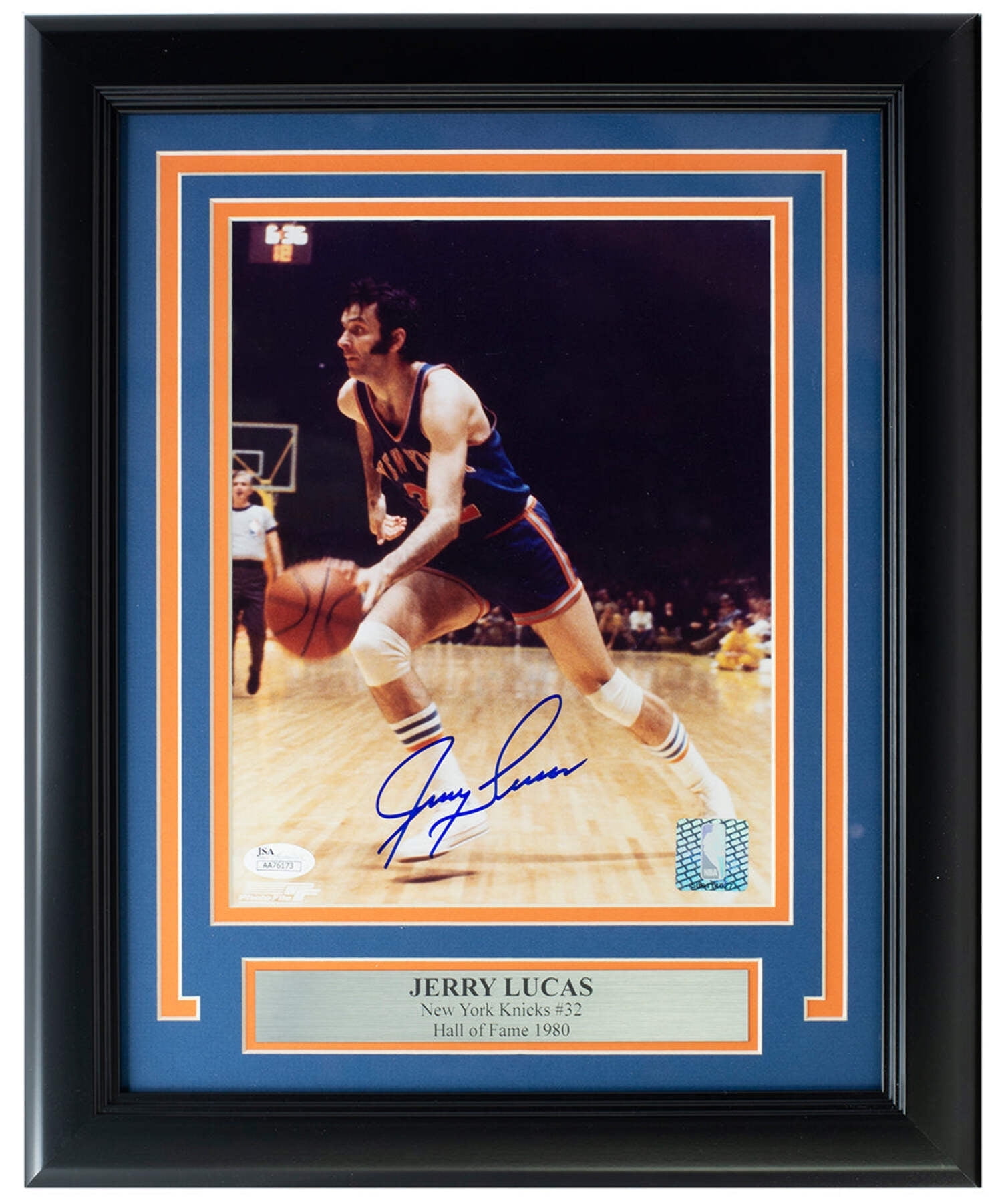 Jerry Lucas Signed Framed New York Knicks 8x10 Photo JSA - Walmart.com