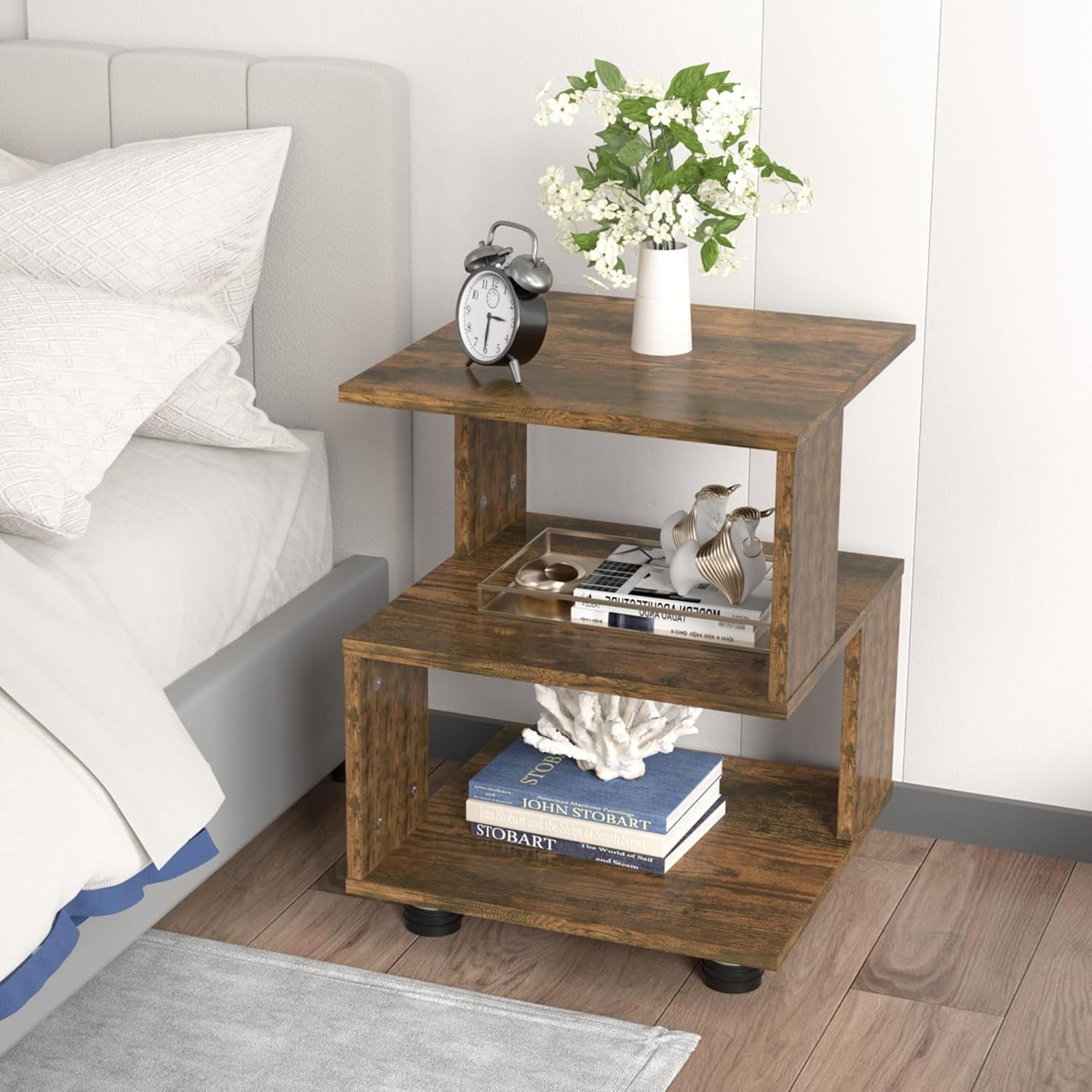 Jerry & Maggie Magic Cube Nightstand Decor, Modern Nightstand for ...
