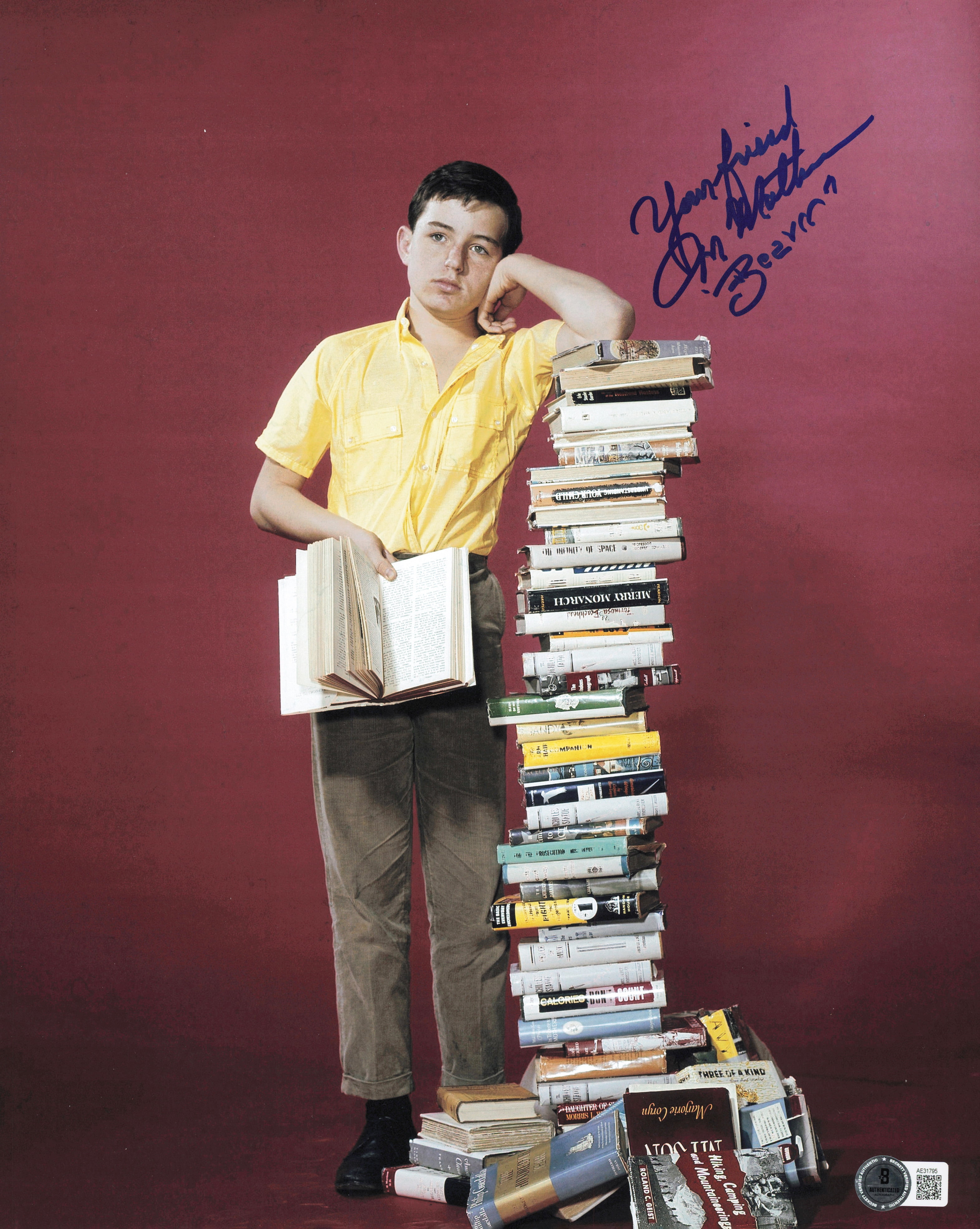 Jerry Mathers Autographed 11x14 Photo Leave It To Beaver "Beaver ...