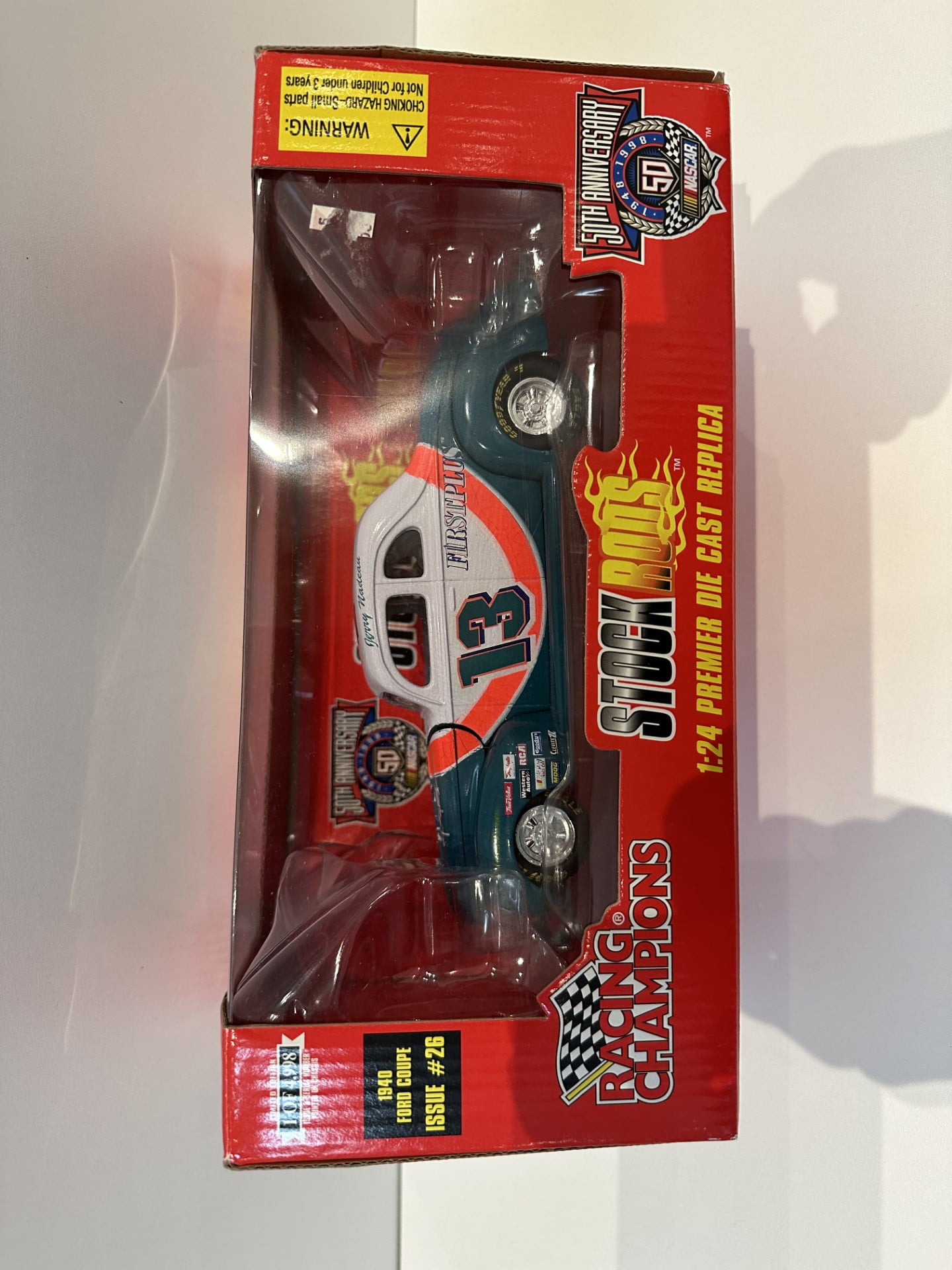 Jerry Nadeau NASCAR 1940 Ford Coupe Issue #26 Stock Rods 50th Anniversary 1:24 Toy Vehicle ...
