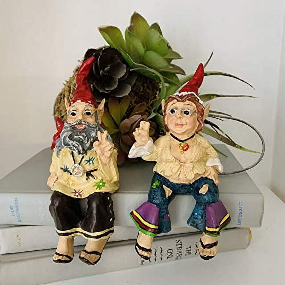 Jerry Peace Man and Janice Chick Flower Child Hippie Home & Garden ...
