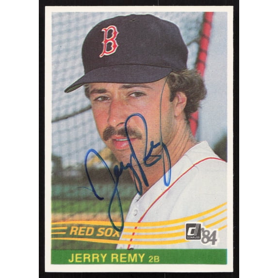 Jerry Remy Autographed 1984 Donruss Card #172 Boston Red Sox SKU ...