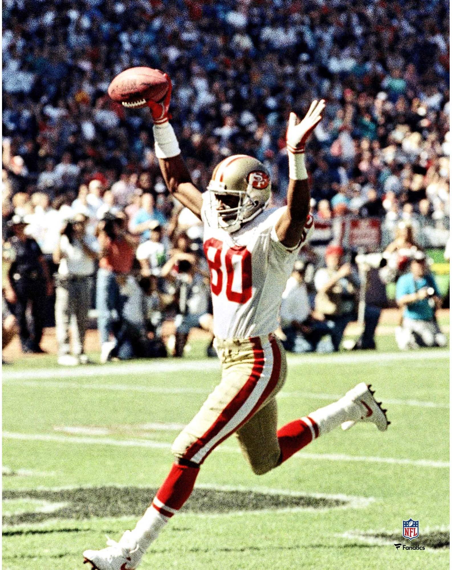 Jerry Rice San Francisco 49ers Unsigned Most Receiving Touchdowns in a ...
