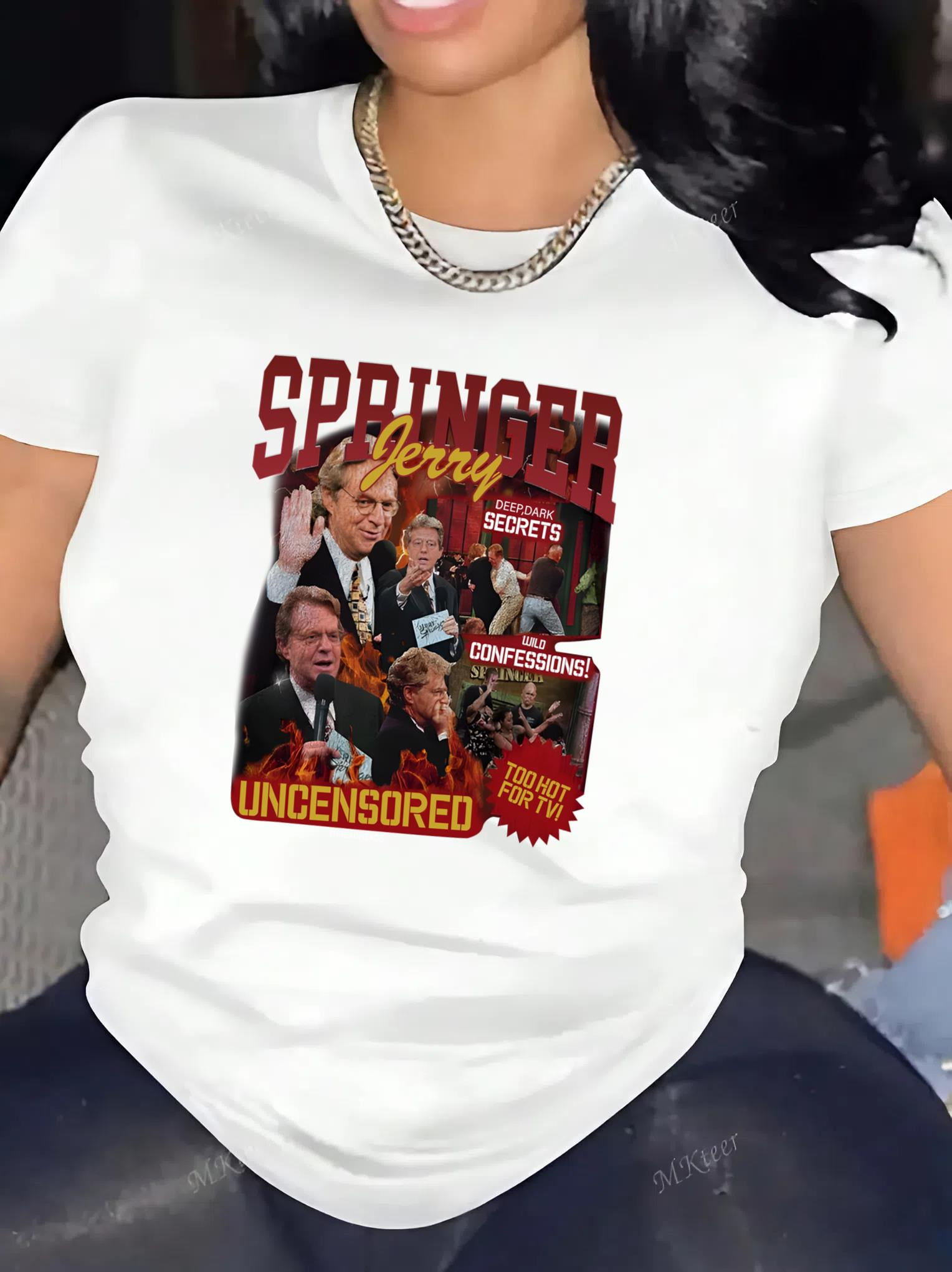 Jerry Springer The Ringmaster 90s TV Talk Show Fan Unisex Tee V61462 ...
