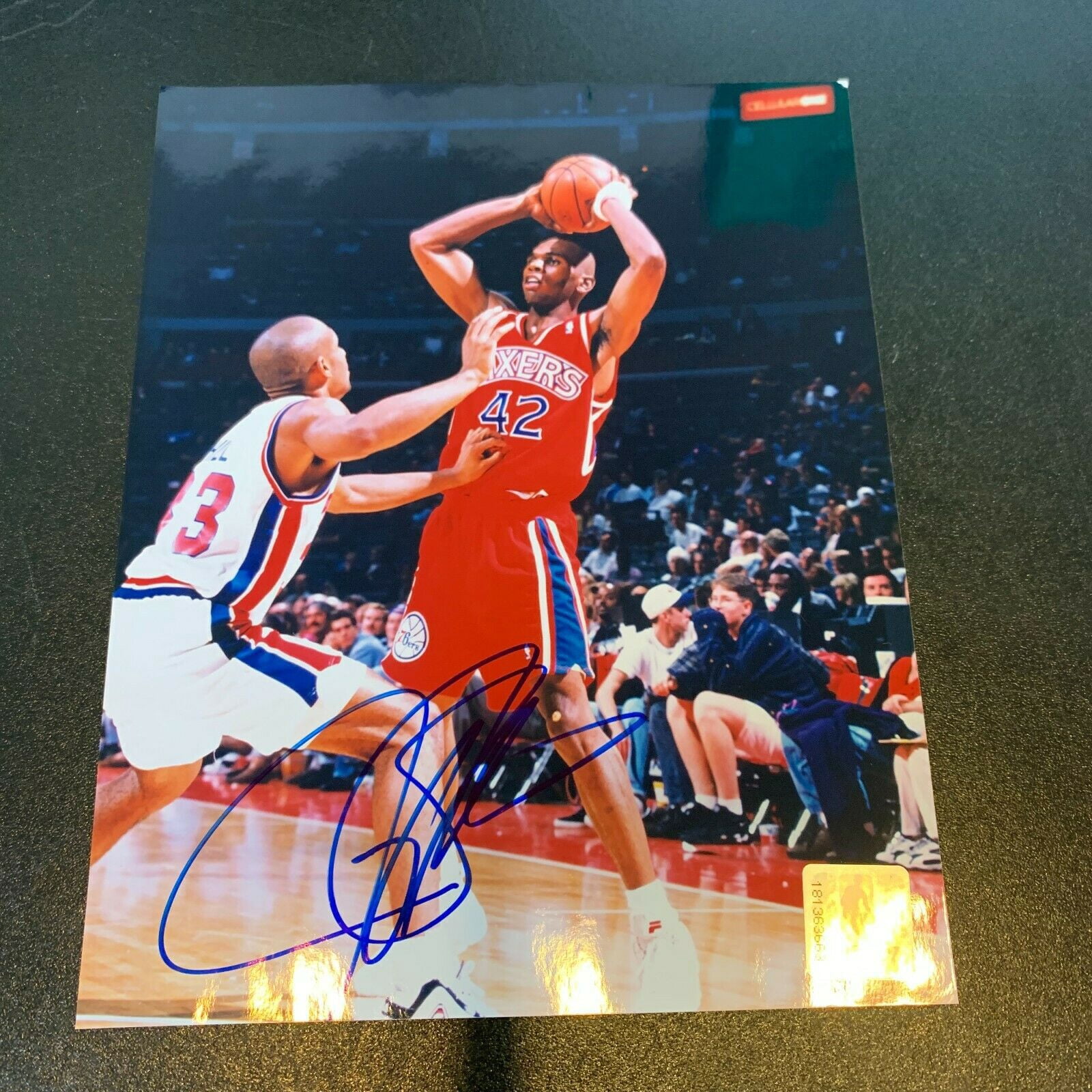 Jerry Stackhouse Signed Autographed 8x10 NBA Photo With Scoreboard COA ...