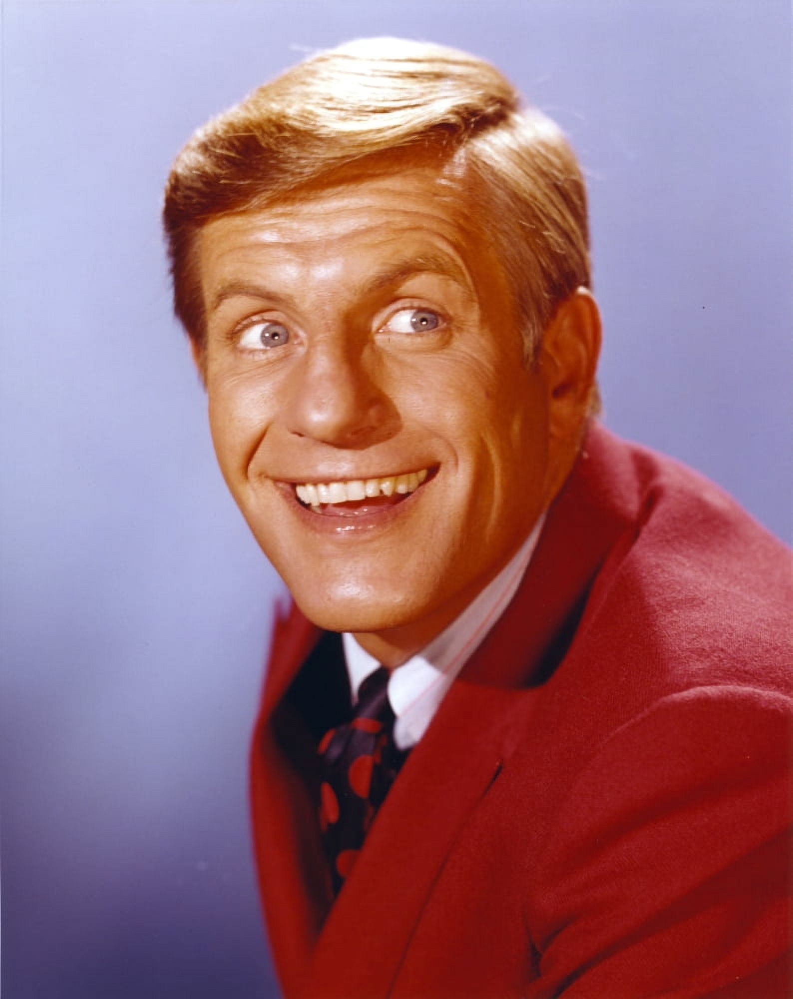 Jerry Van Dyke smiling in Red Coat Photo Print (24 x 30) - Walmart.com