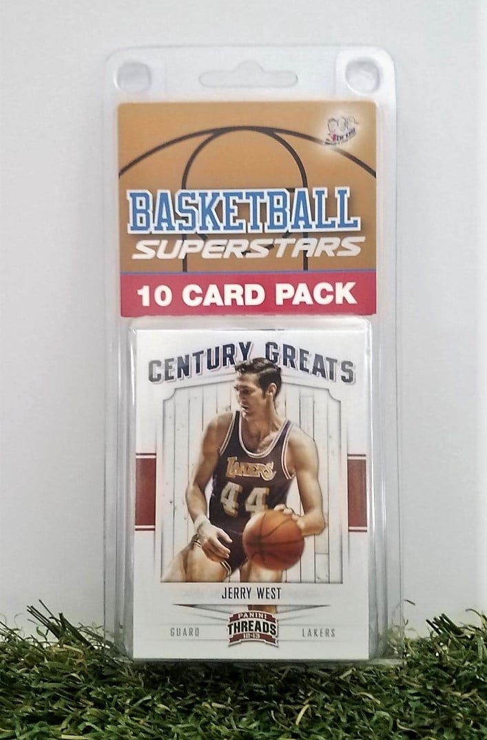 Jerry West- (10) Card Pack NBA Basketball Superstar West Starter Kit ...