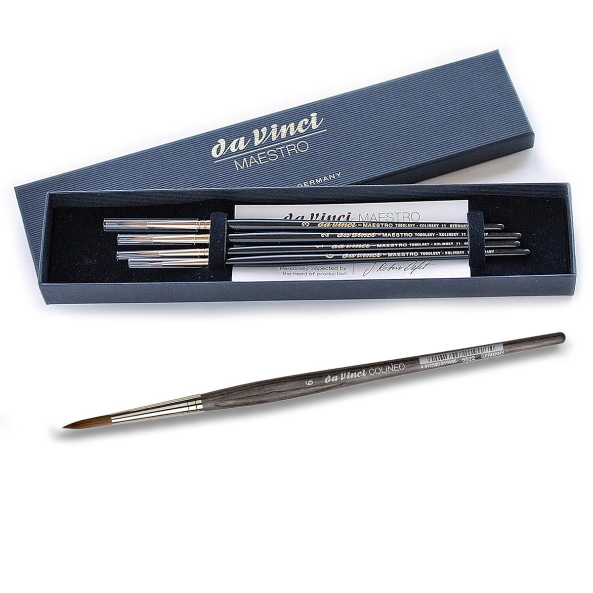 Jerry's Artarama Exclusive Da Vinci Set of 4 Maestro Kolinsky Rounds ...