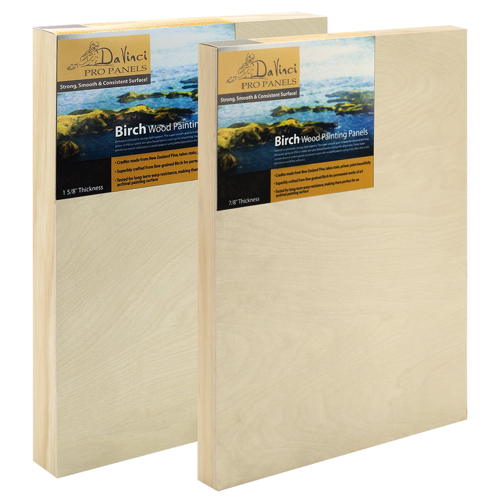 Jerry's Artarama Superior Quality Birch Wood Painting Panels [Birch ...
