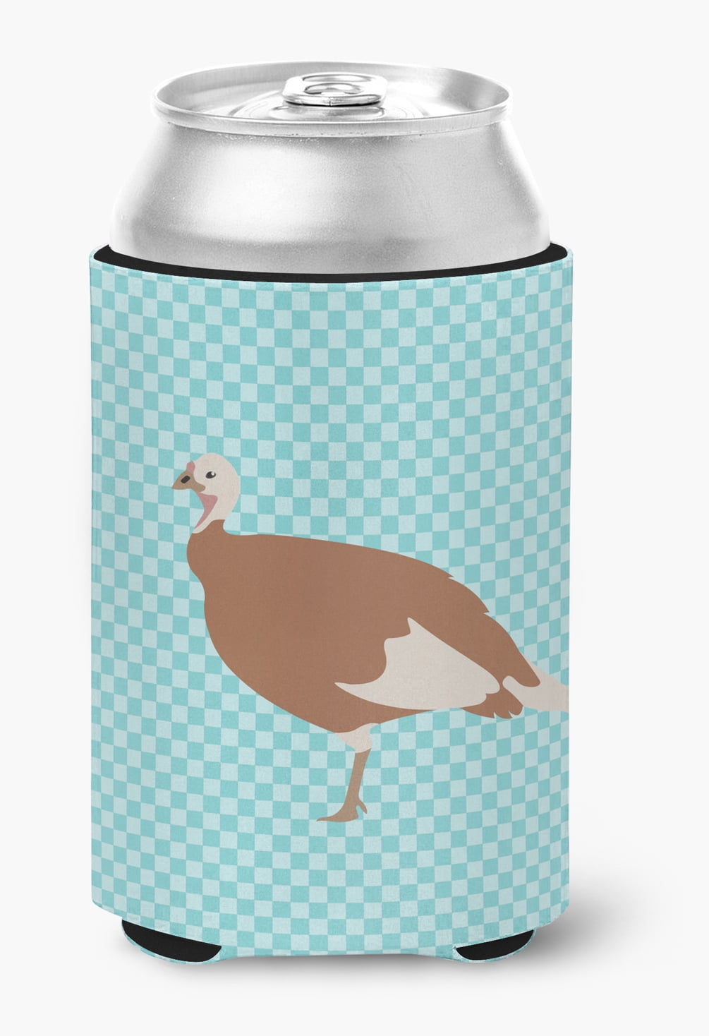 Jersey Buff Turkey Hen Blue Check Can or Bottle Hugger - Walmart.com
