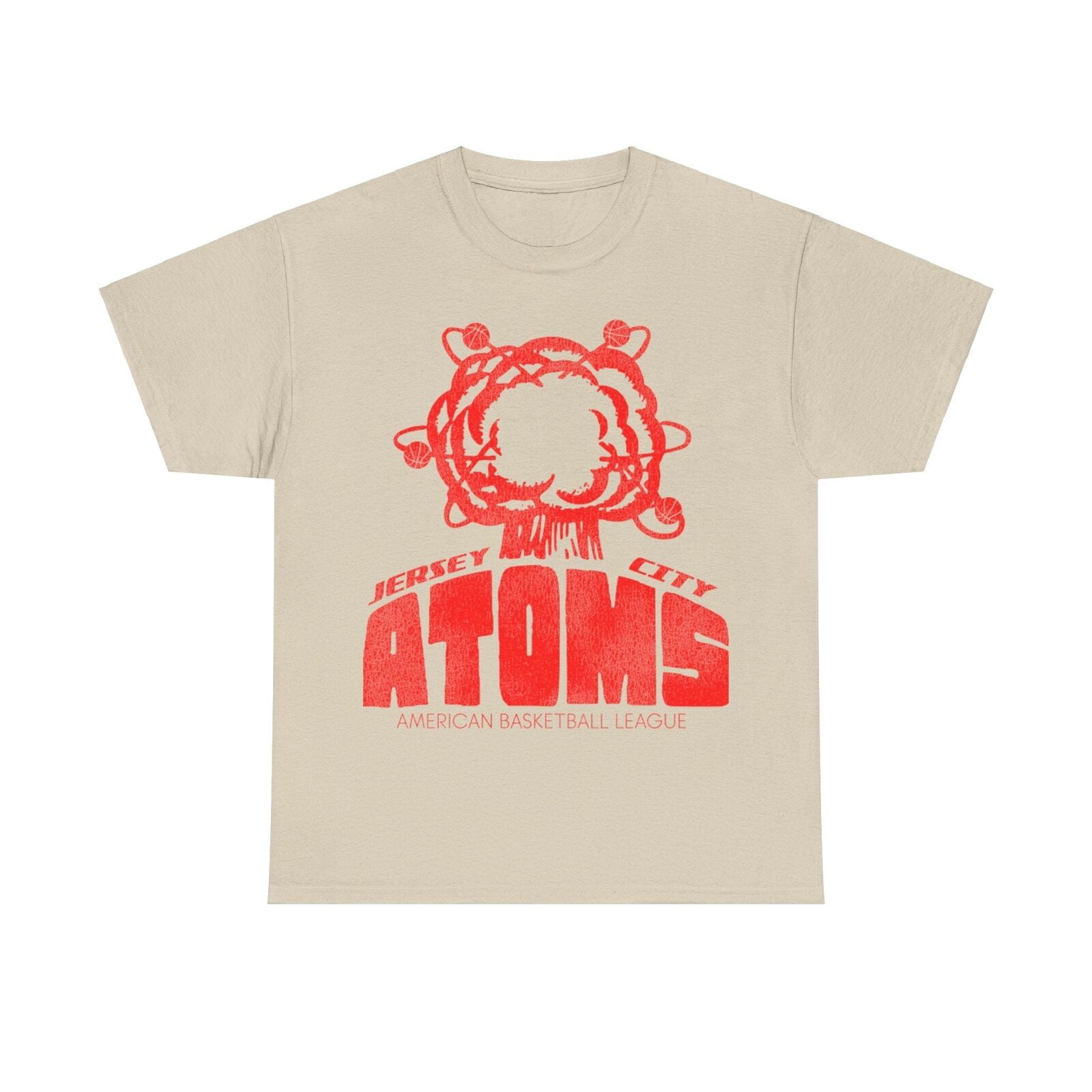 Jersey City Atoms Basketball Team Nostalgic Retro T-shirt - Walmart.com