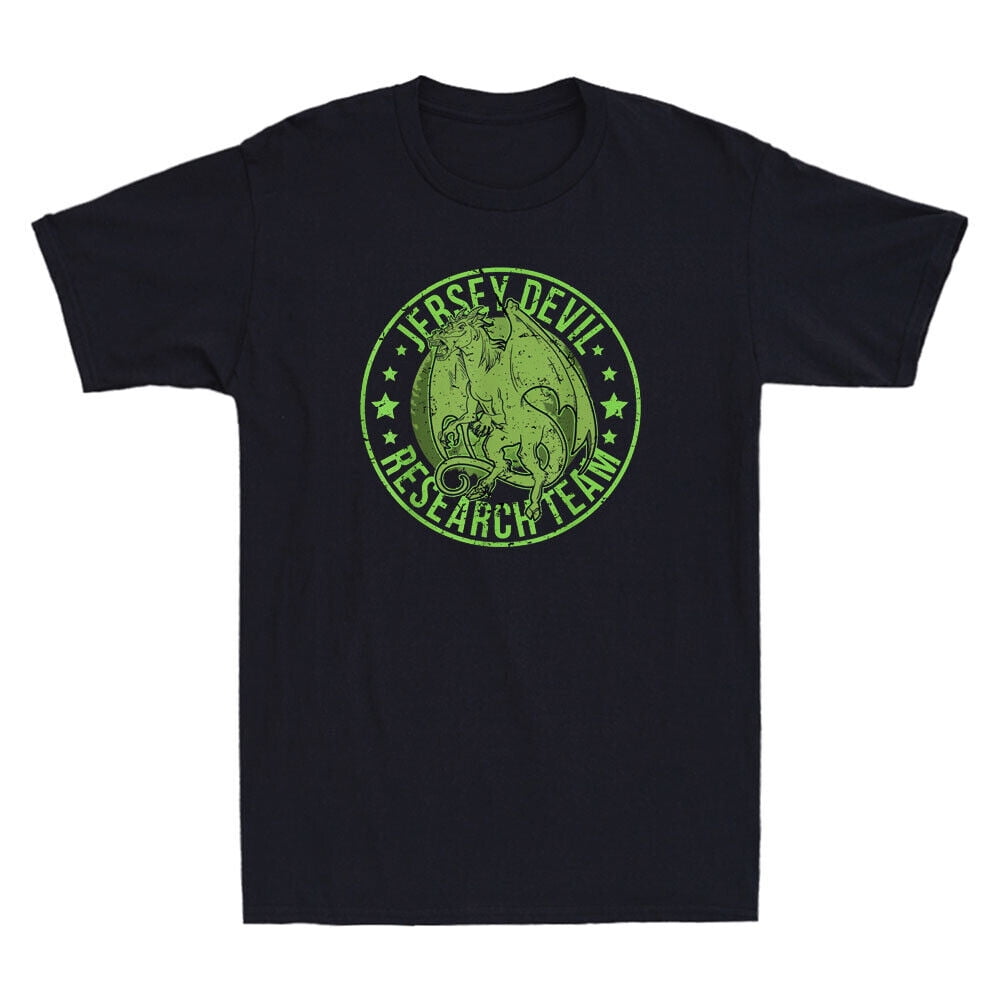 Jersey Devil Hide & Seek Research Team Champion Cryptid Vintage Men's T ...