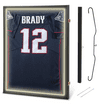 Sports Jersey Display Case, Large Lockable Shadow Box with 98% UV ...