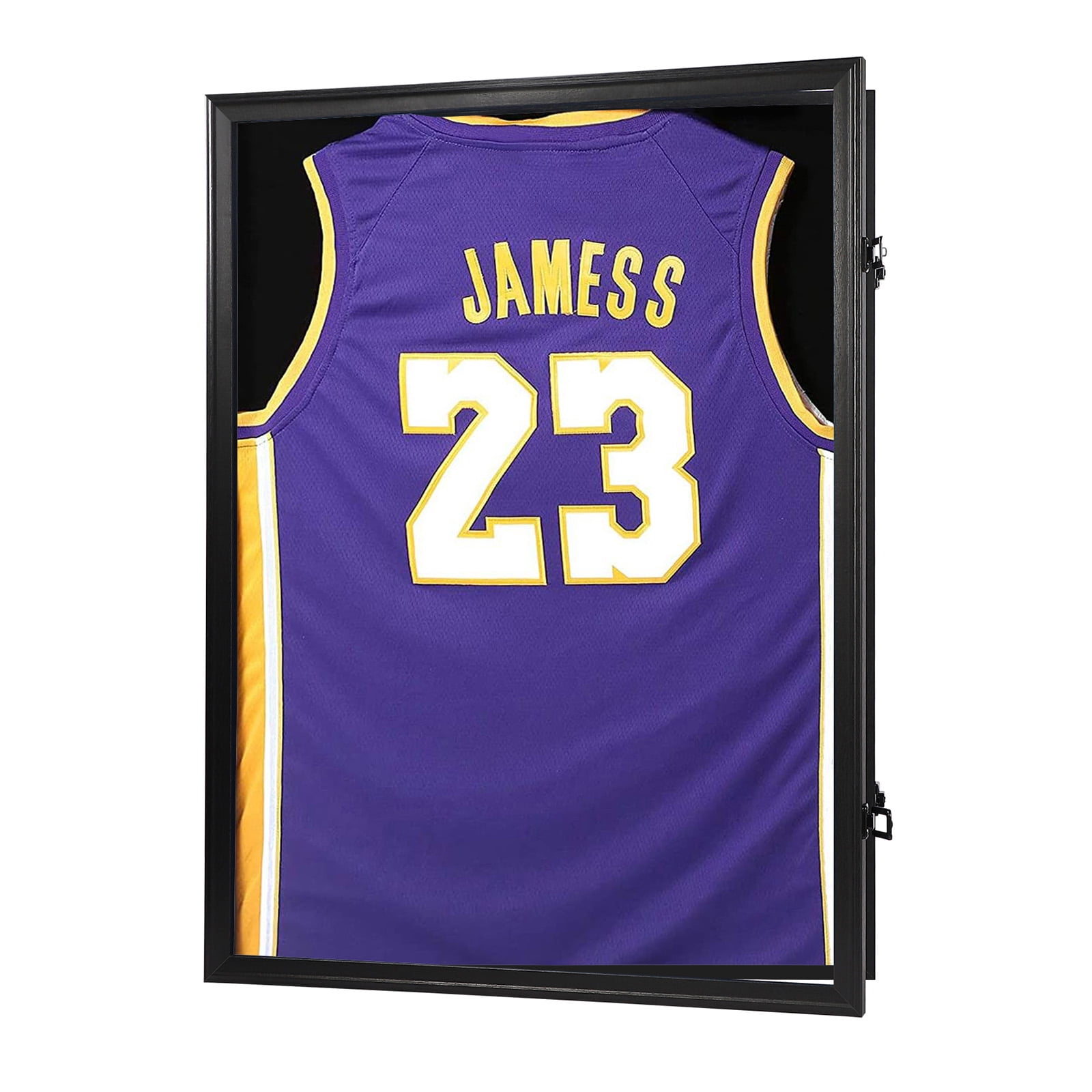 Jersey Frame Display Case, Large Lockable Shadow Box Sports Jersey ...