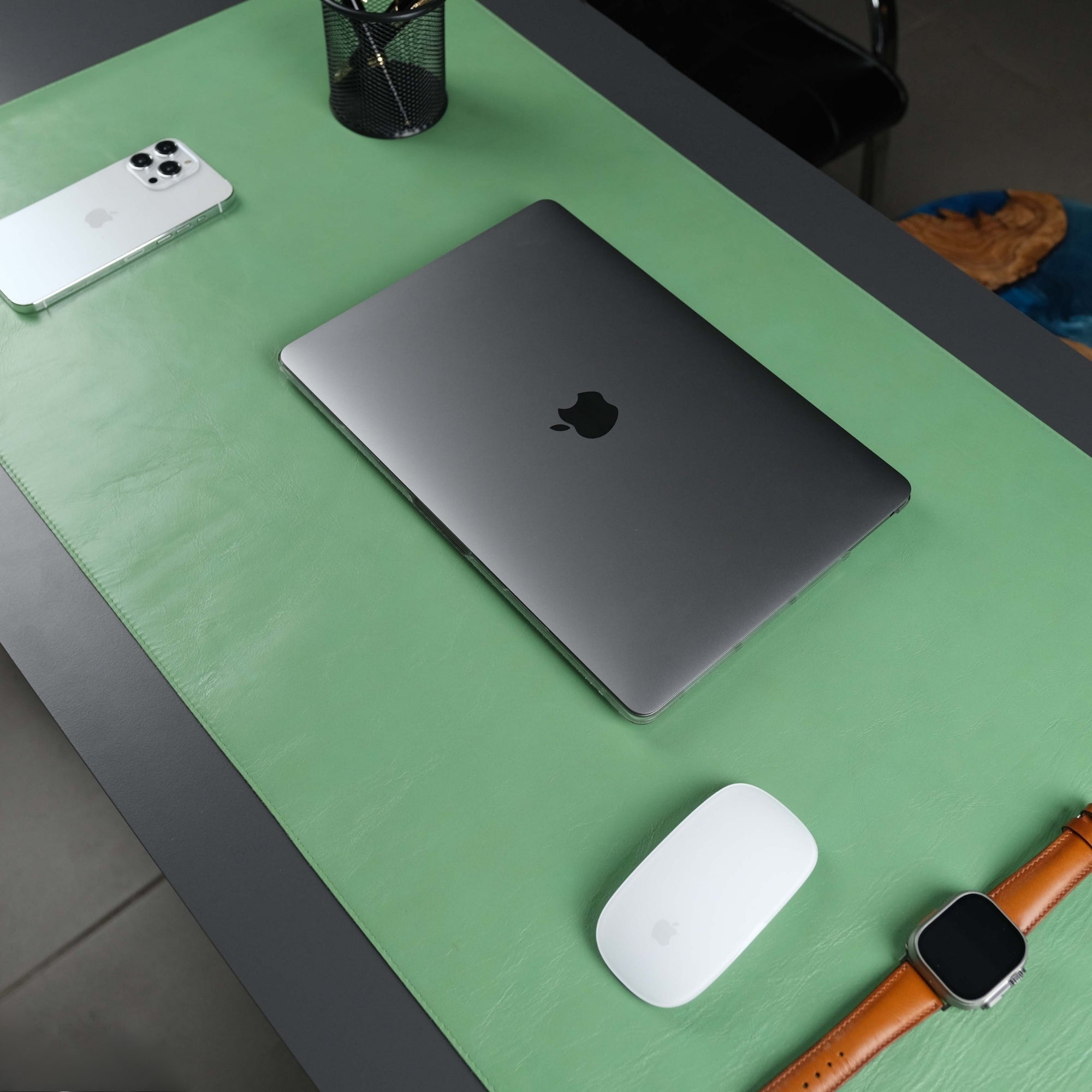 Jersey Green Leather Desk Pad for Office and Home - Walmart.com