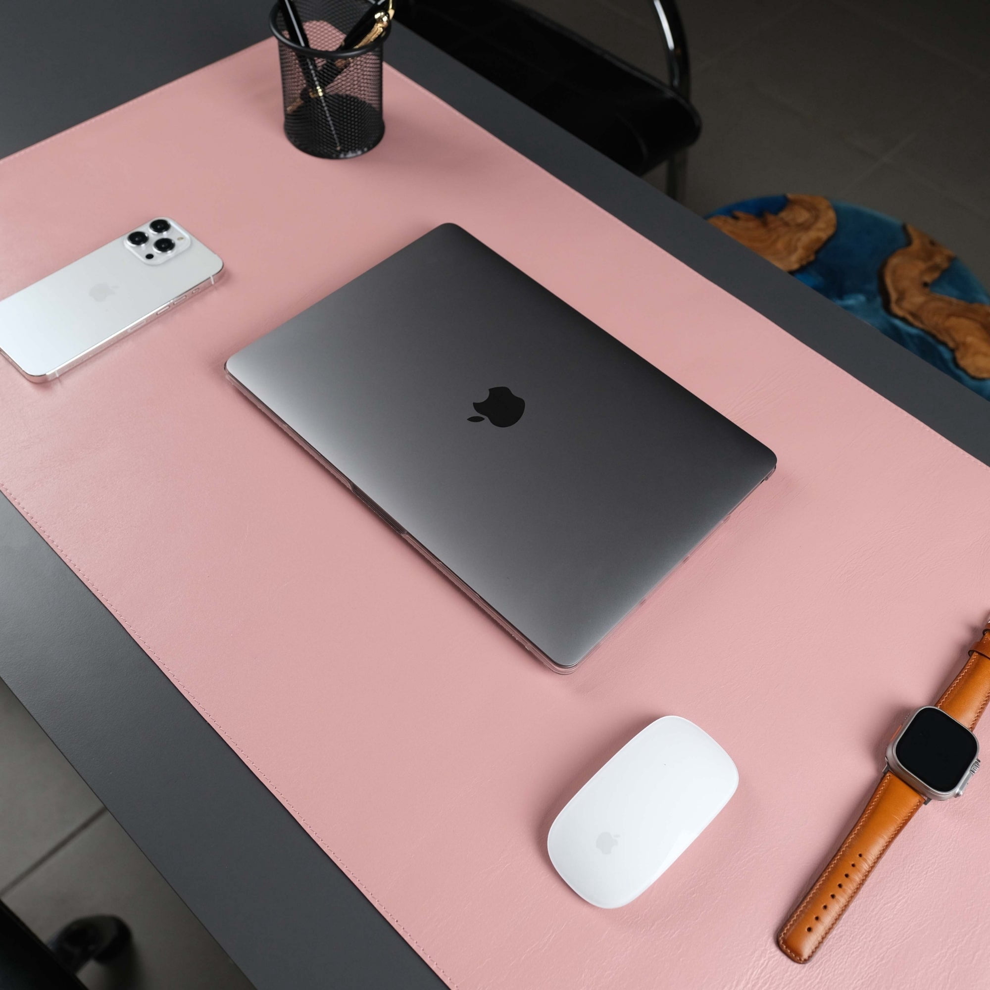 Jersey Pink Leather Desk Pad for Office and Home - Walmart.com