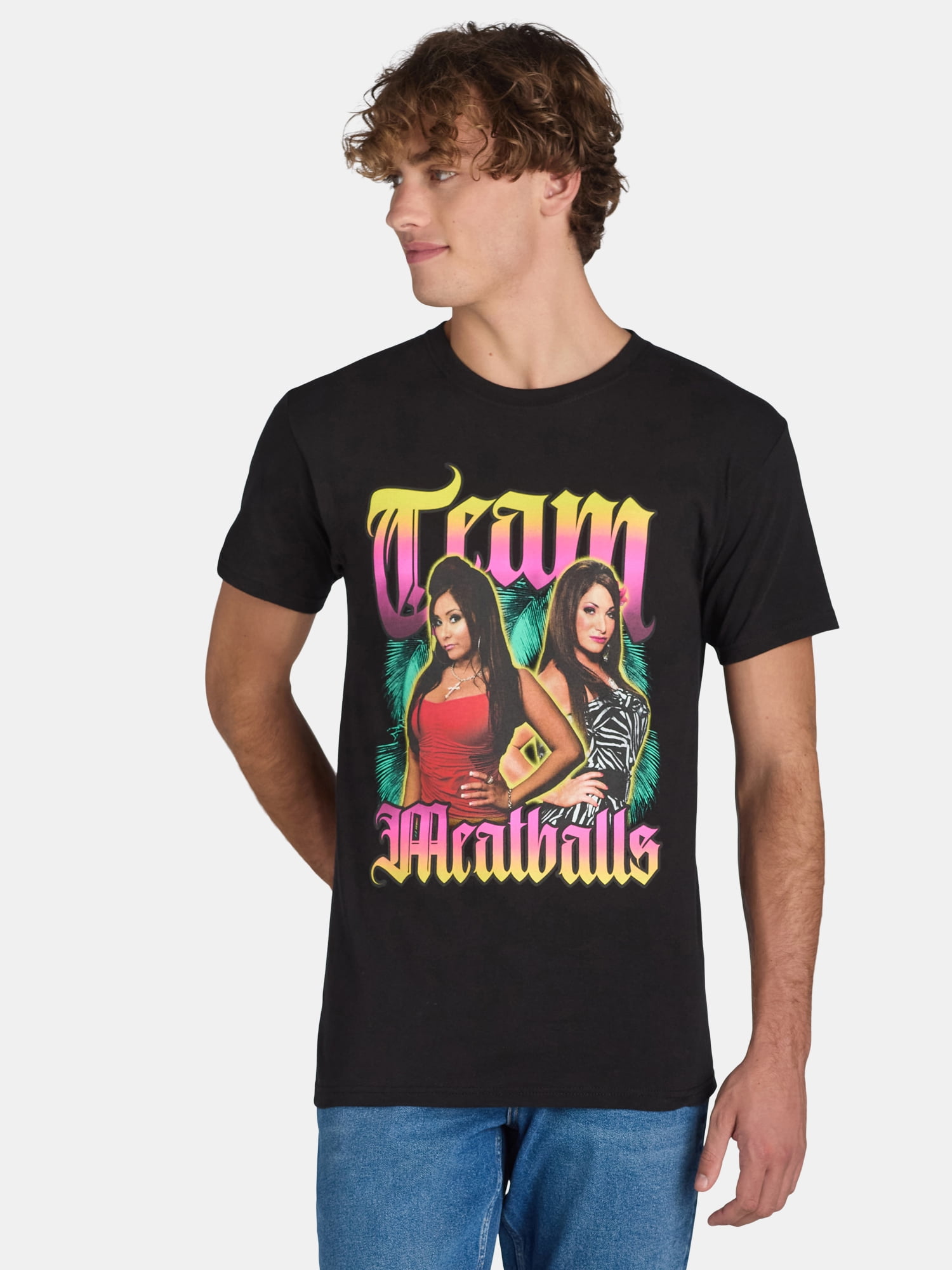 Jersey Shore men's Team Meatballs Tee - Jersey Shore Apparel - Walmart.com