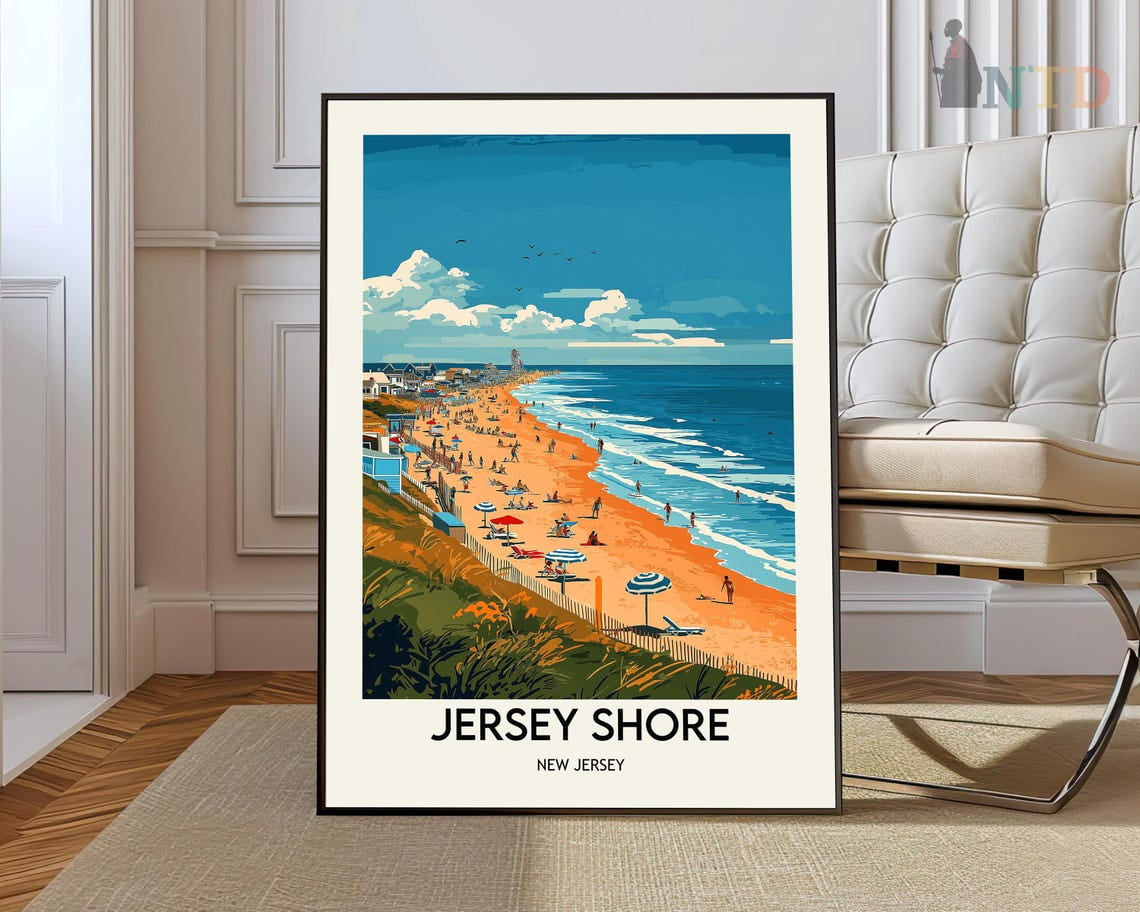 Jersey Shore Poster, Jersey Shorejersey Shore Print, Jersey Shore Photo ...