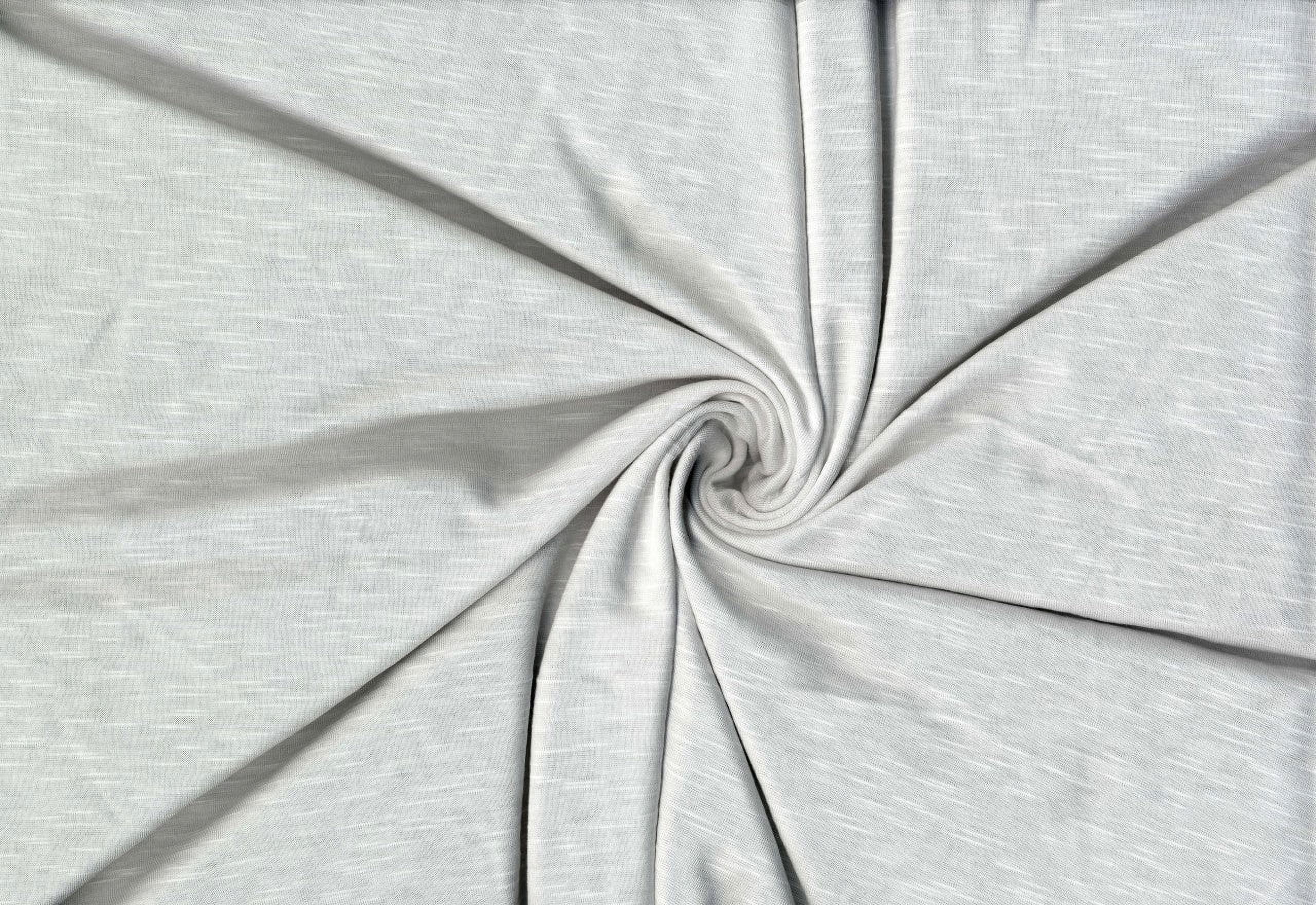 Jersey Slub Rayon Knit Fabric - Soft Stretch Sewing Apparel Craft ...