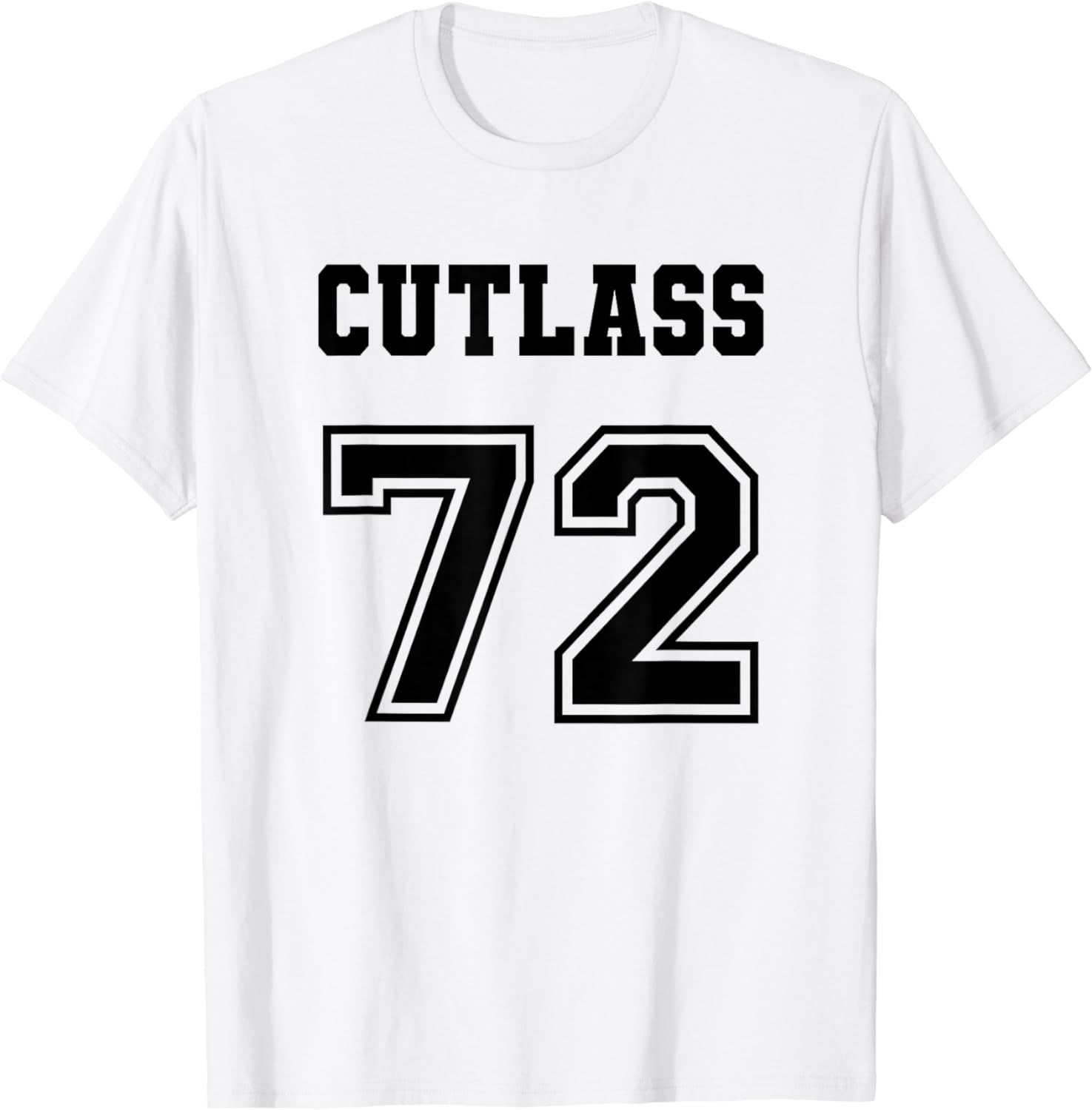 Jersey Style Cutlass 72 1972 Old School Muscle Car T-Shirt - Walmart.com