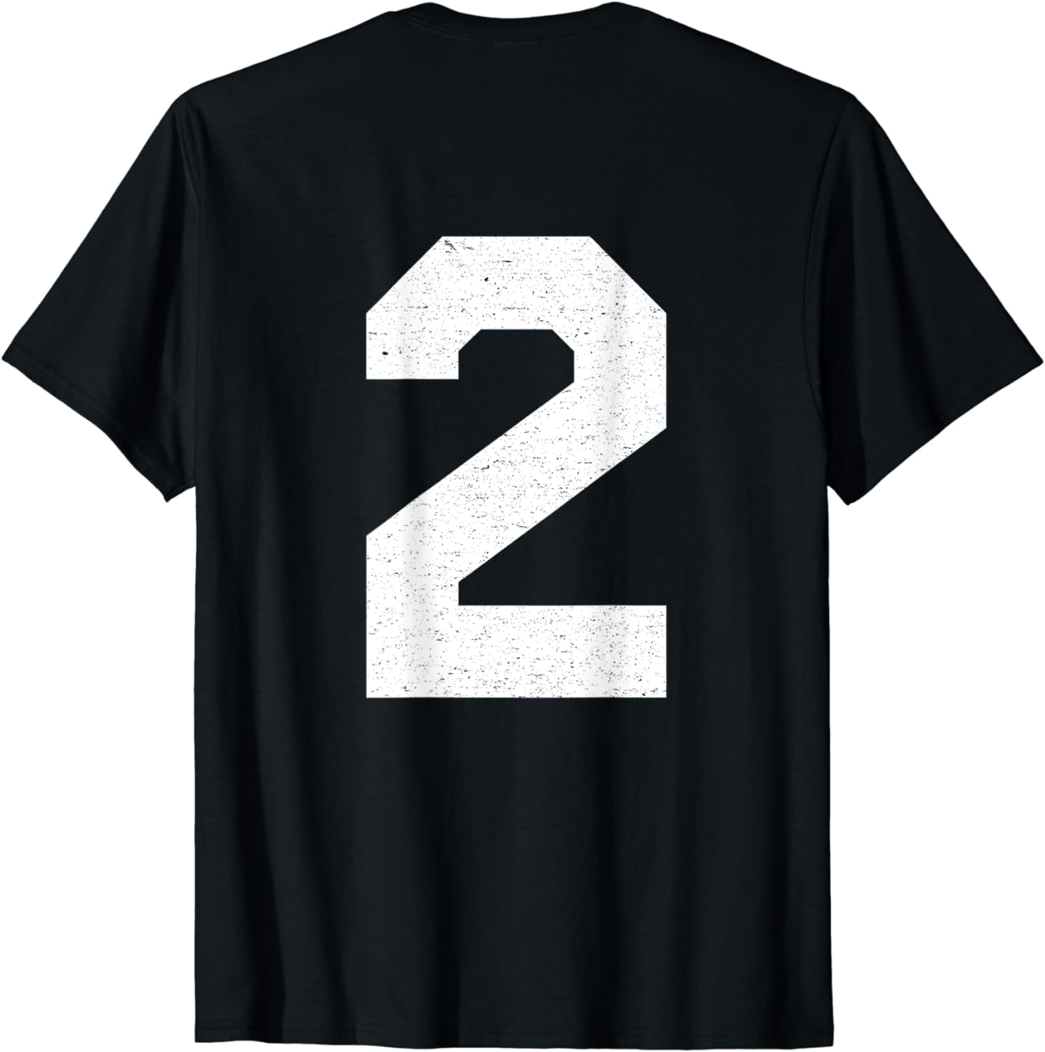 Jersey Uniform Number #2 T-Shirt - Walmart.com