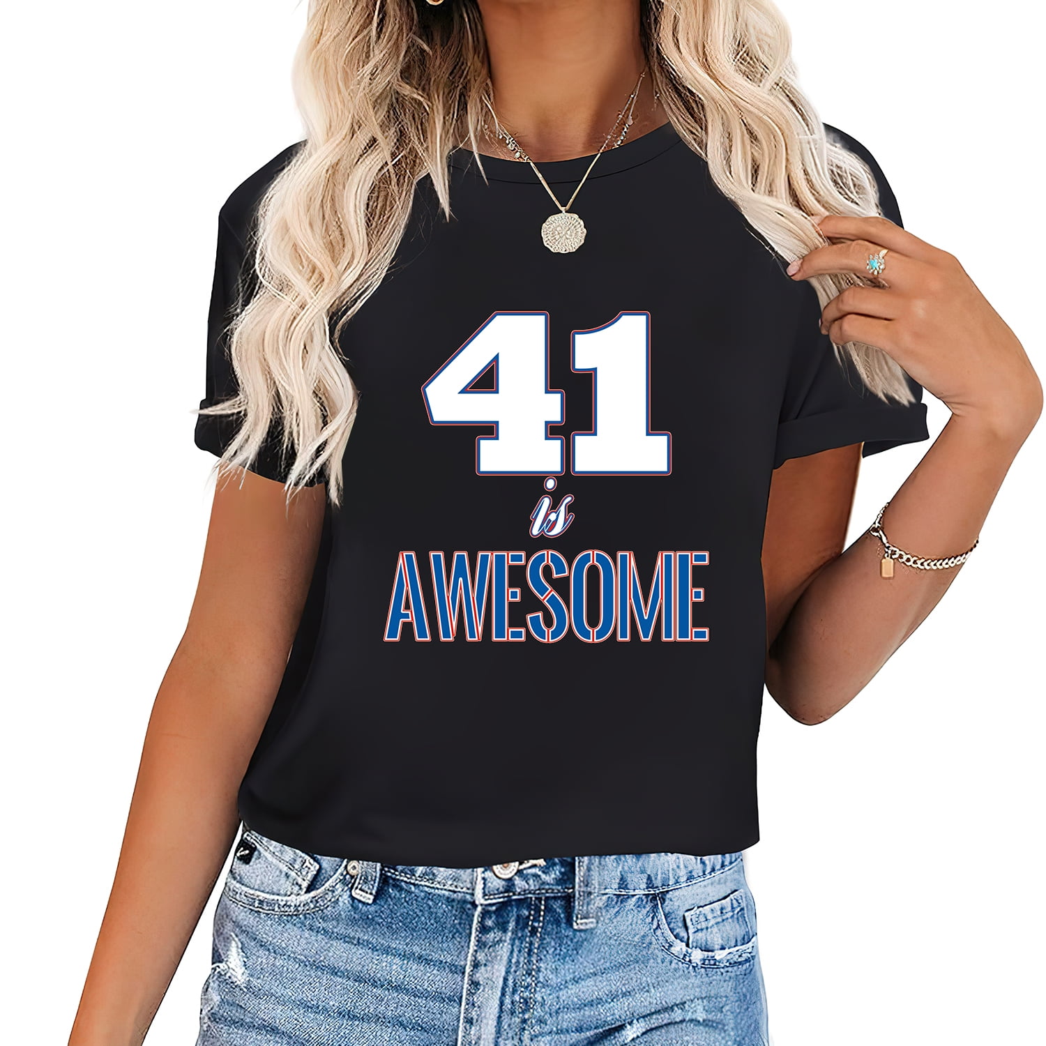 Jersey Uniform Number 41 Is Awesome Back To School Gifts Cute Graphic ...