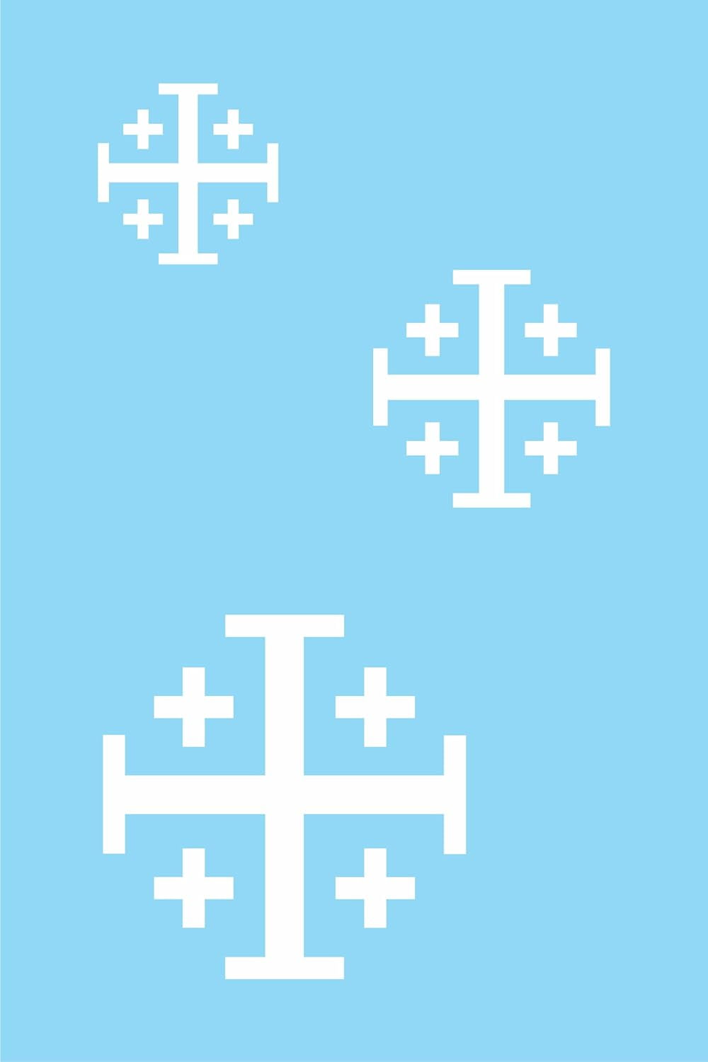 Jerusalem Crusader Orthodox Cross Stencil Reusable Mylar Christian ...