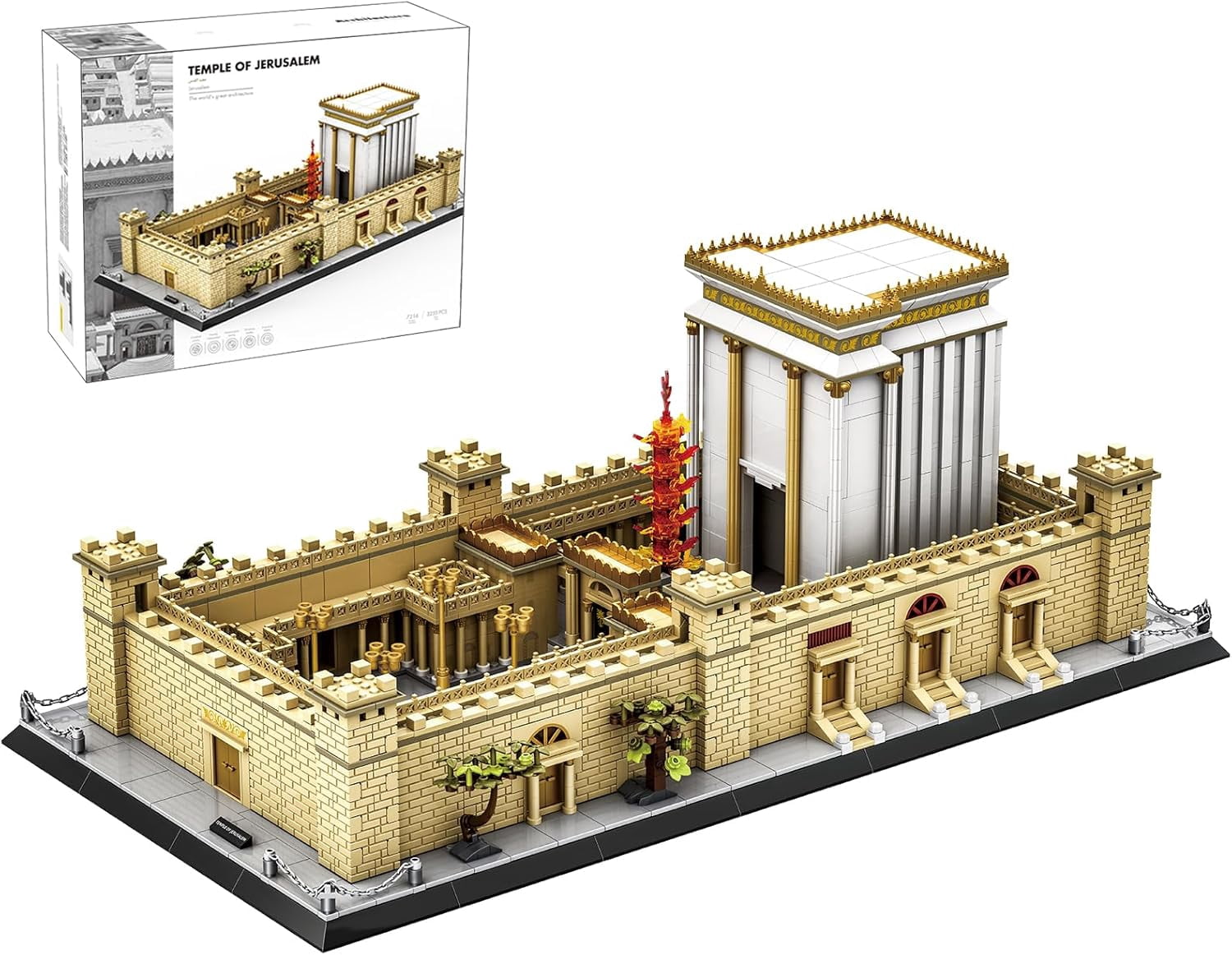 Jerusalem Temple Building Blocks Sets Judaism Architecture Building ...