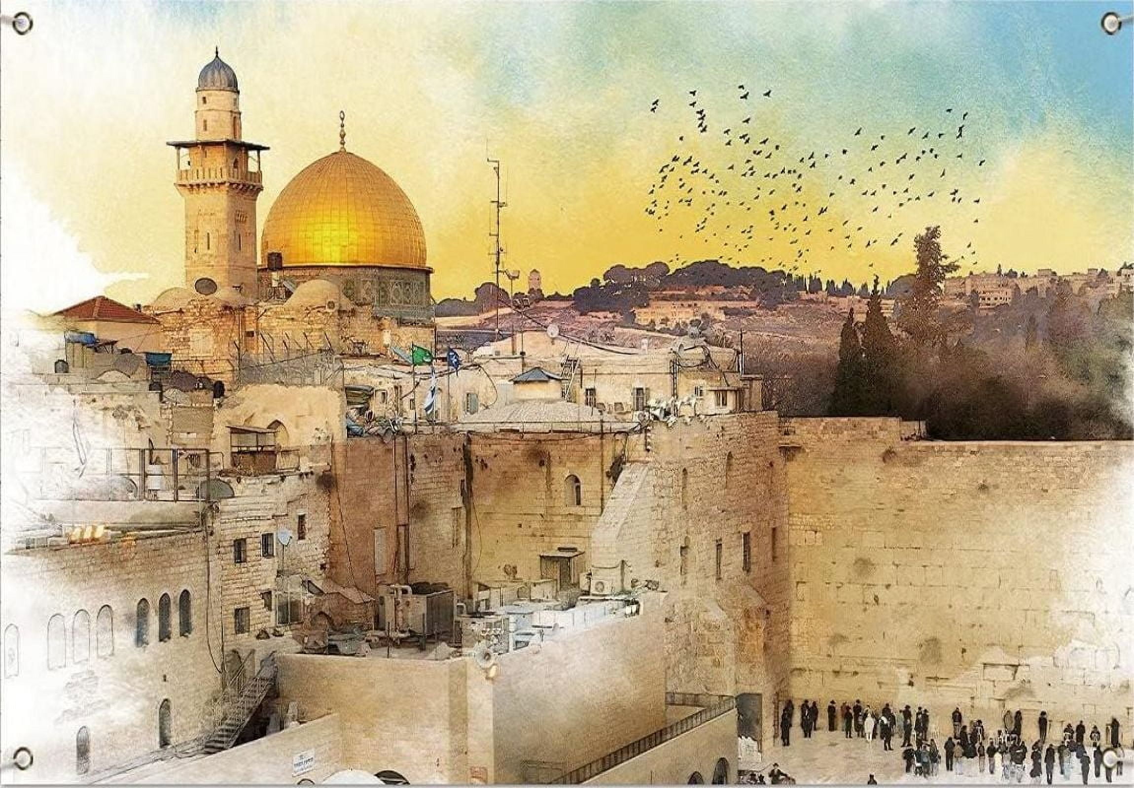 Jerusalem Western Wall Photo Background Party Custom Birthday Backdrop ...