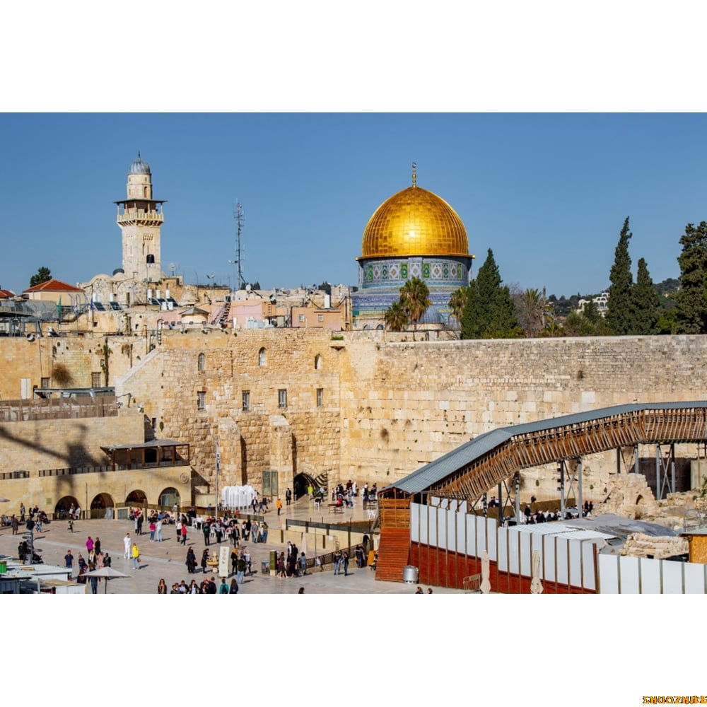 Jerusalem Western Wall Photography Backdrop Judaism Party ration ...