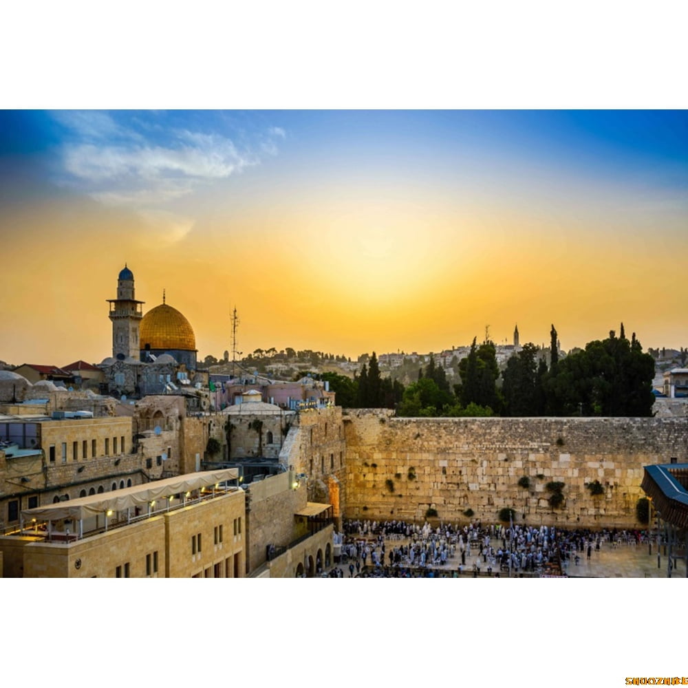 Jerusalem Western Wall Photography Backdrop Judaism Party ration ...