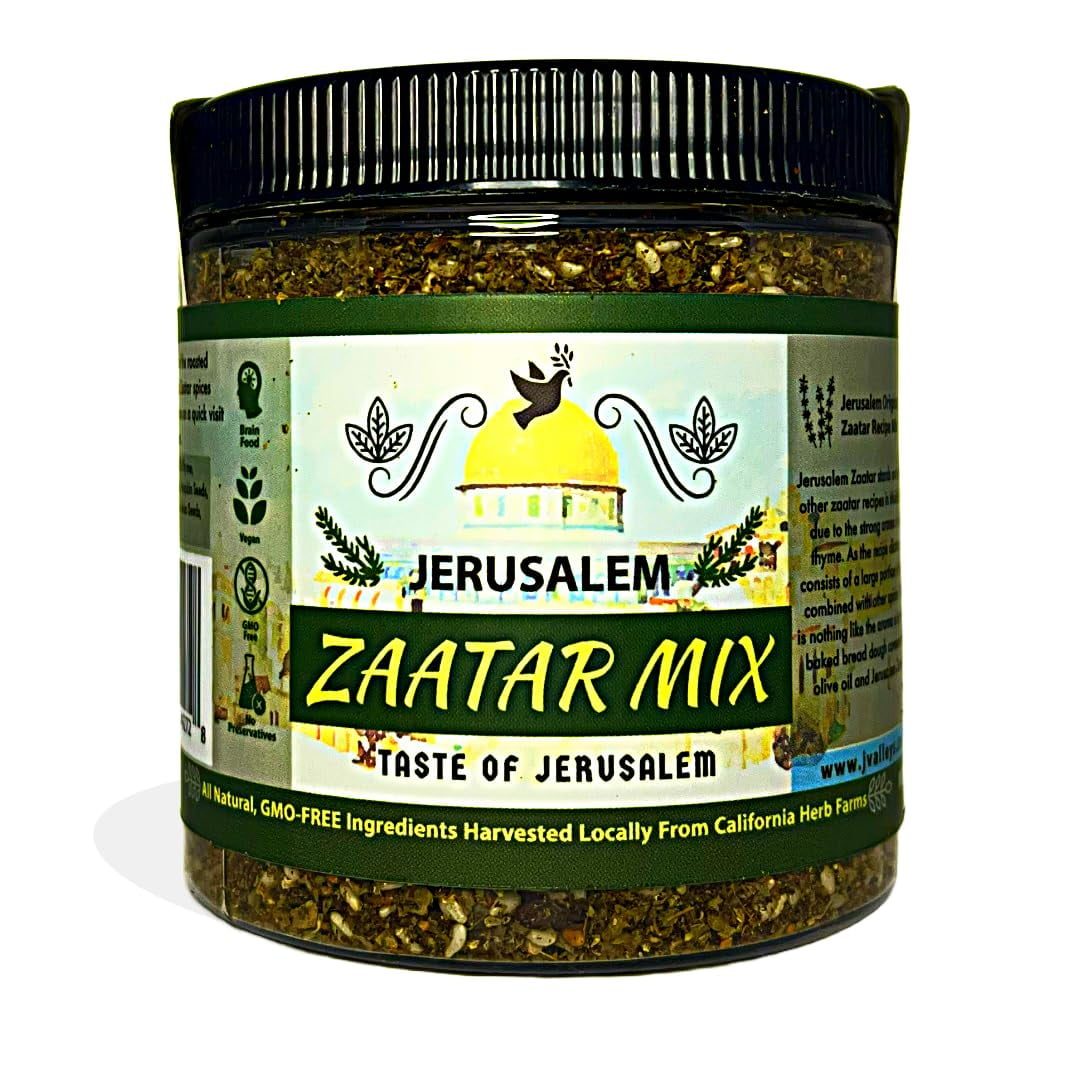 Jerusalem Zaatar Spice Mix MFF30 Jar by Julian’s Valleys | Made with ...