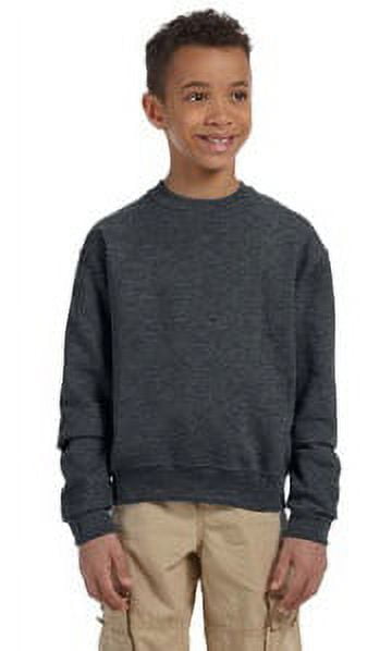 Jerzees 562B Youth 8 oz. NuBlend® Fleece Crew - Walmart.com