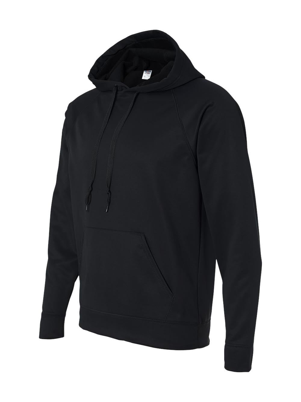 Jerzees 6 oz. Sport Tech Fleece Pullover Hood (PF96MR) Black, L ...
