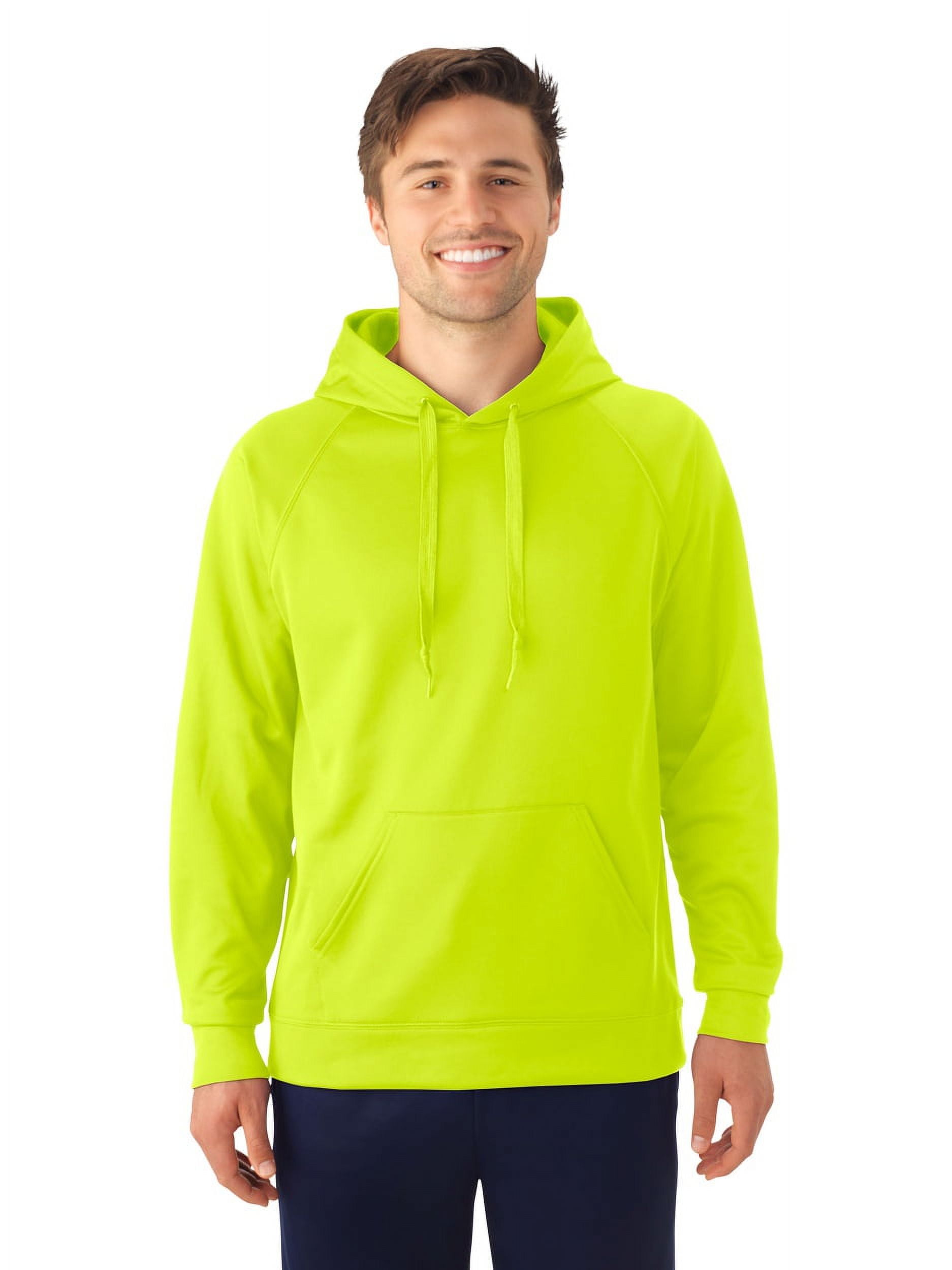 PF96MR Jerzees Men's Pullover 6 oz. Sport Tech Fleece Hood - Walmart.com