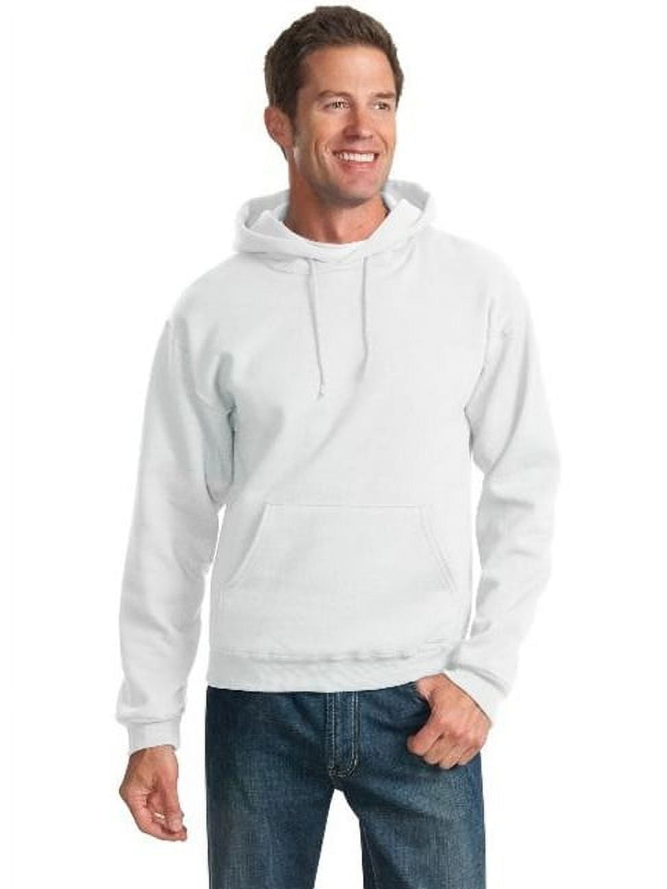 Jerzees 996M Mens NuBlend Pullover Hooded Sweatshirt, White - Small ...