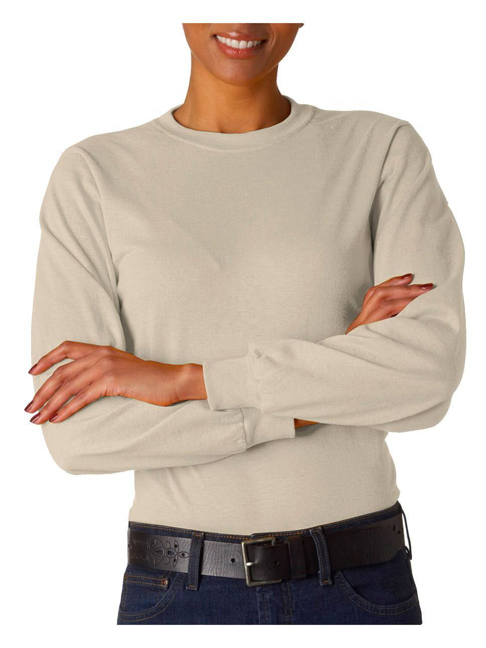 JERZEES Dri-Power Long Sleeve 50/50 T-Shirt - Walmart.com