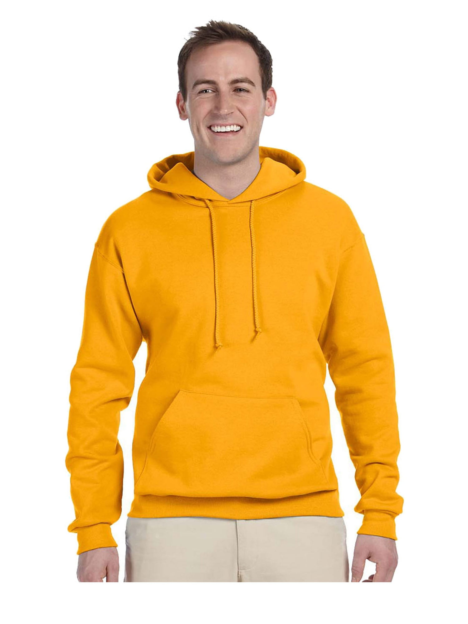 Jerzees Men's Drawstring Pouch Pocket Hooded Sweatshirt, Style 996M ...