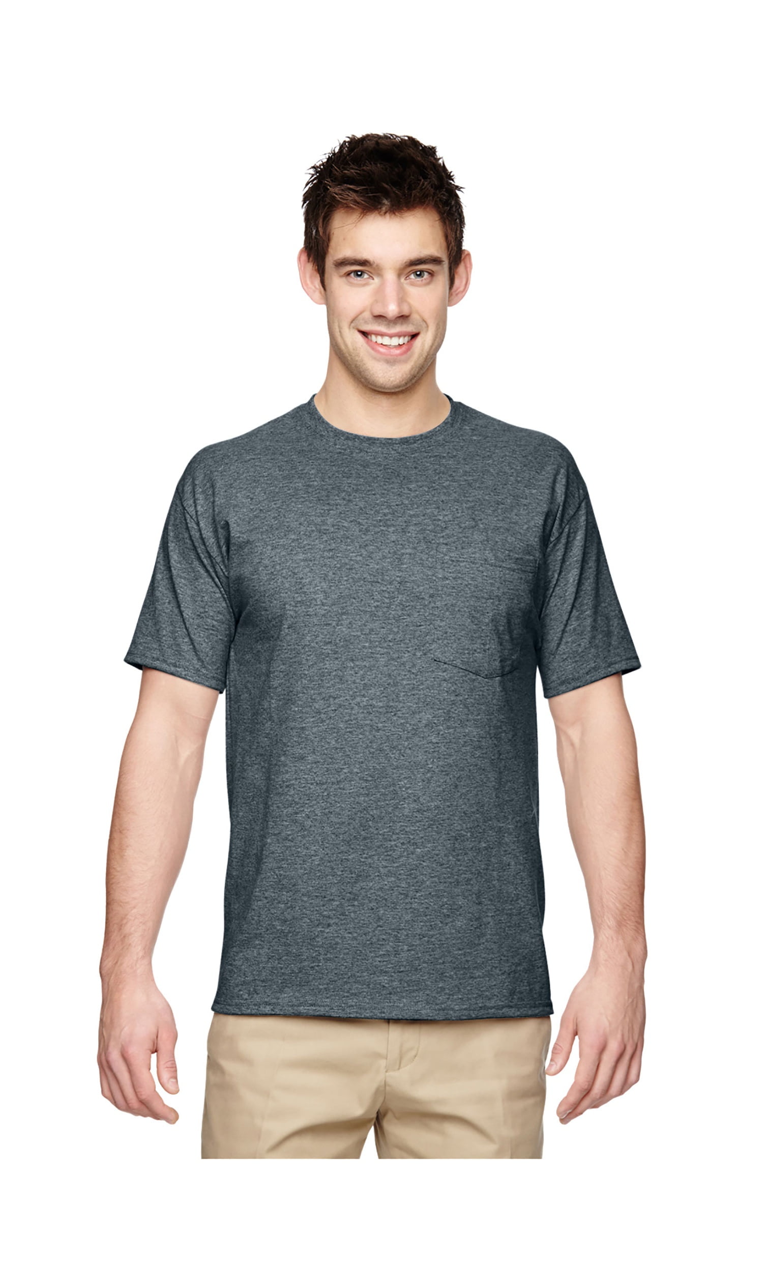 Jerzees Men's Five Point Left Chest Pocket T-Shirt, Style 29MP ...