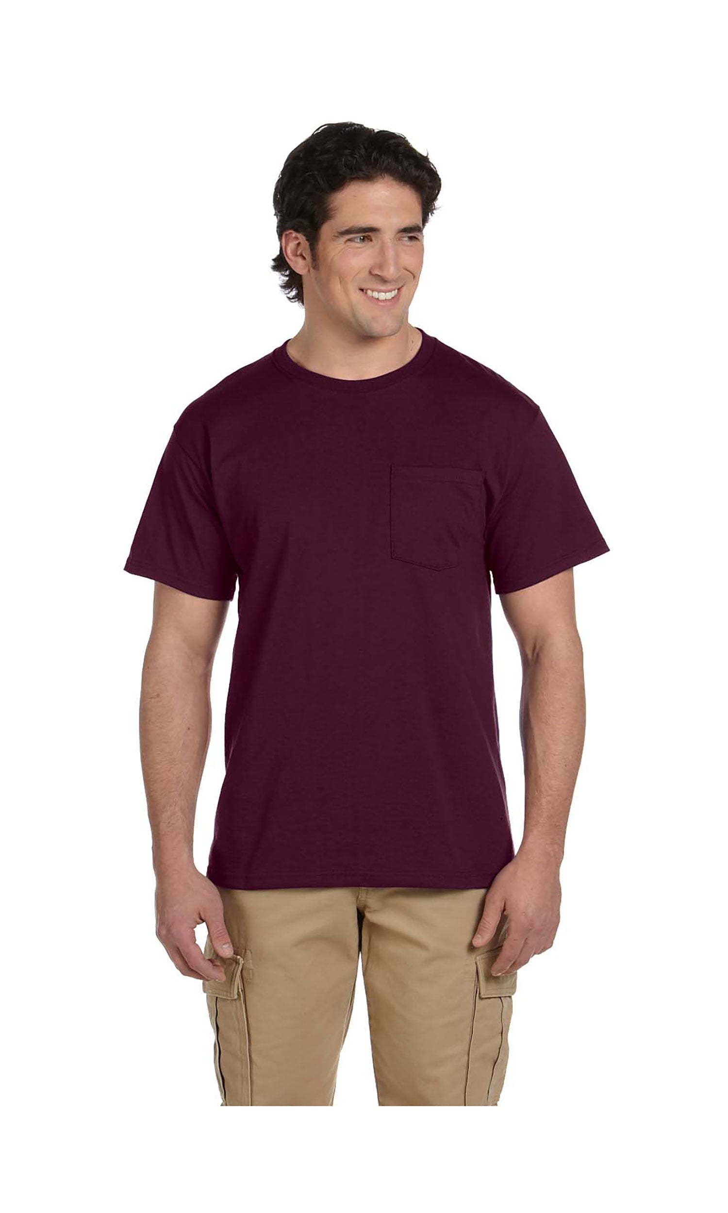 Jerzees Men's Heavyweight Left Chest Pocket T-Shirt, Style 29P ...