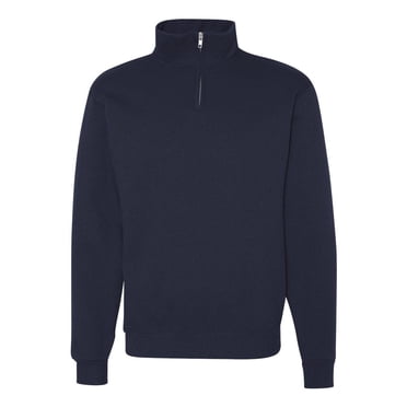 JERZEES Nublend® Cadet Collar Quarter-Zip Sweatshirt - Walmart Business ...