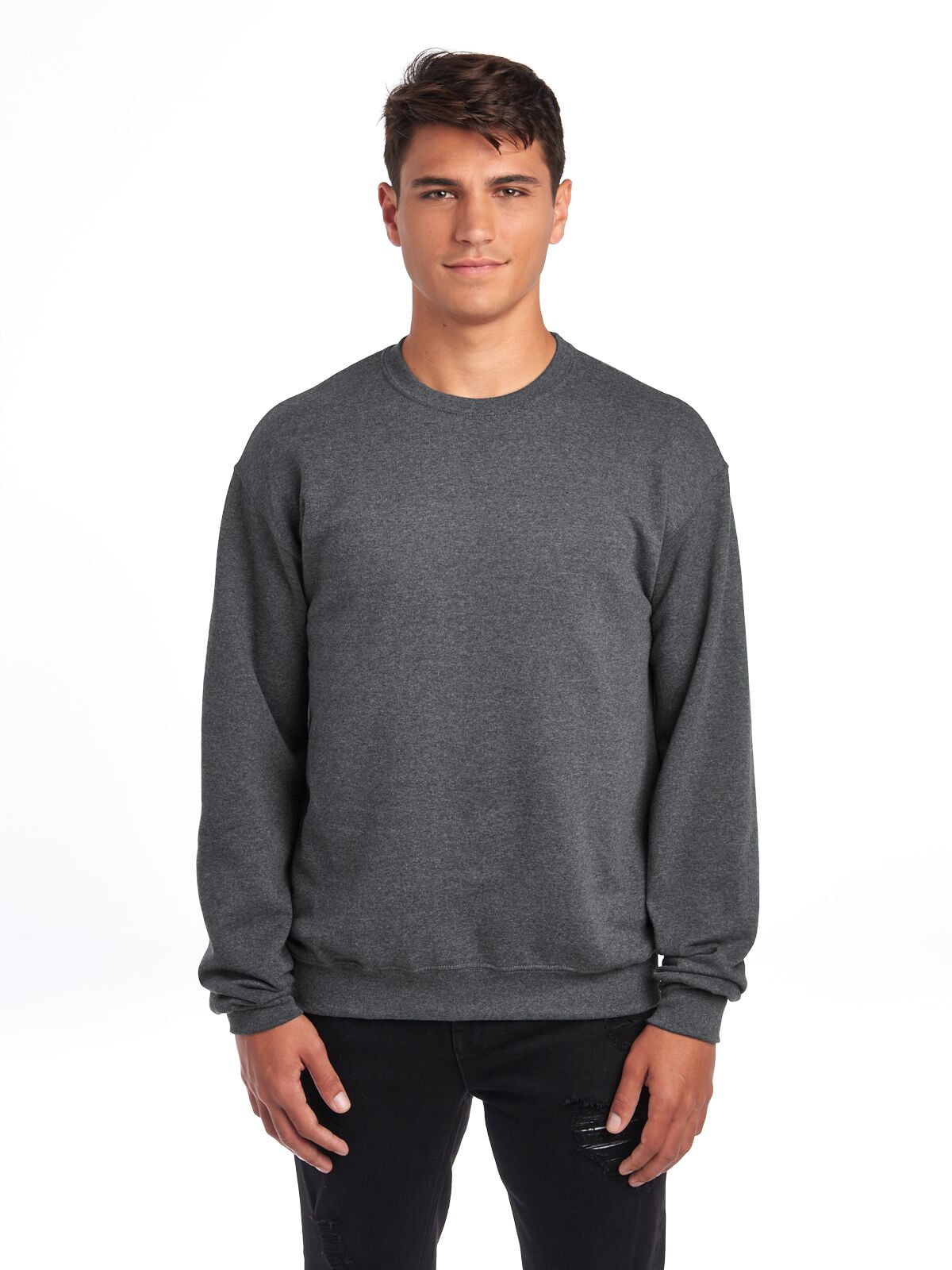 Jerzees Men's NuBlend Fleece Crew Neck Sweatshirts, Sizes S-3XL ...