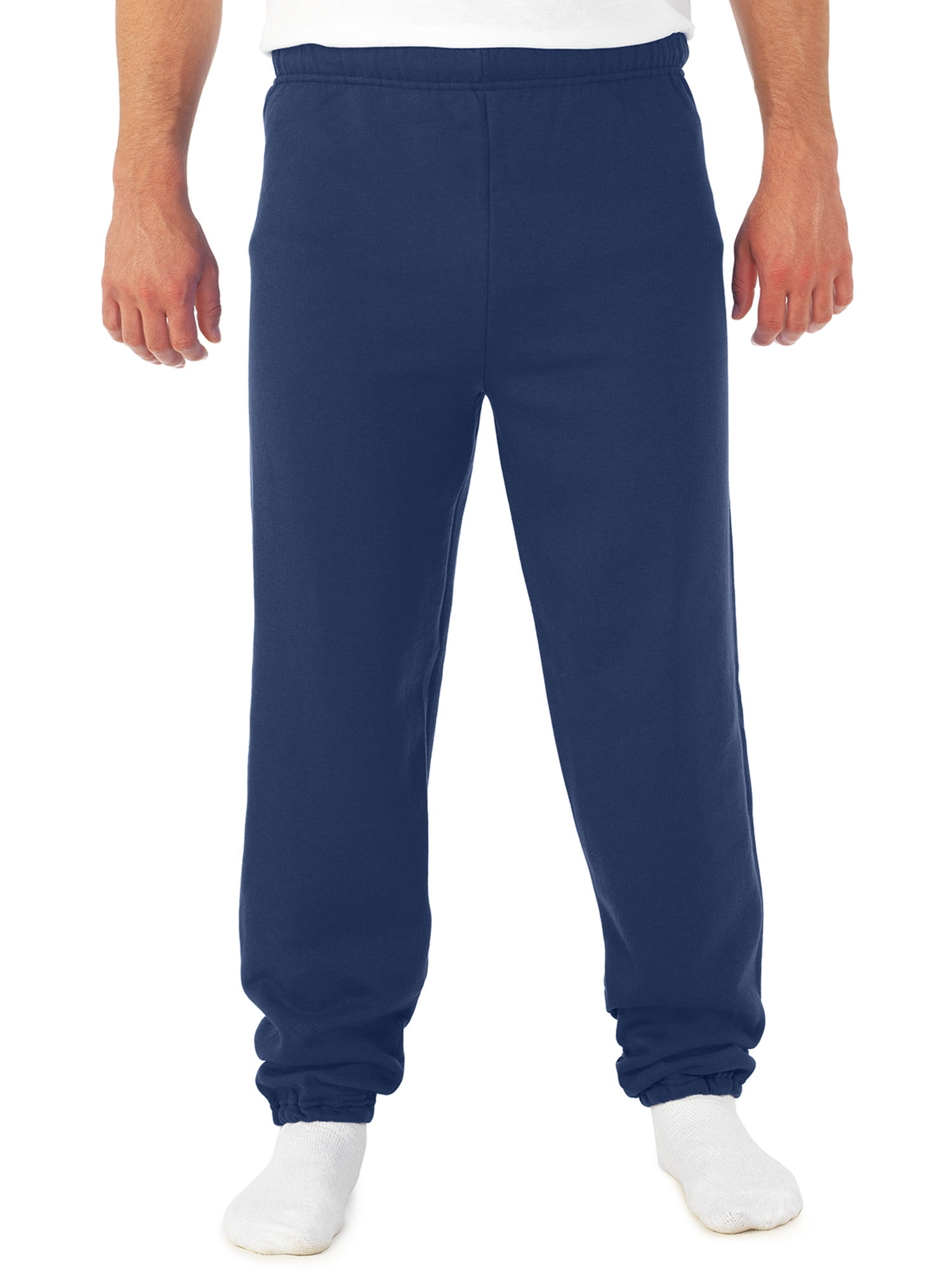Jerzees Men's and Big Men's NuBlend Fleece Elastic Bottom Sweatpants ...