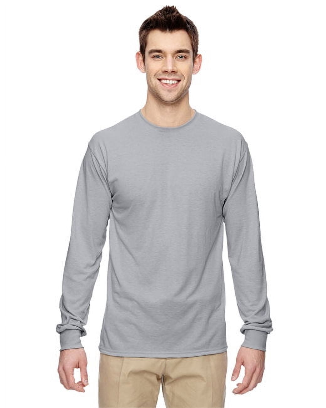 Jerzees Sport Adult Moisture Management Long Sleeve Tee 21Ml - Walmart ...