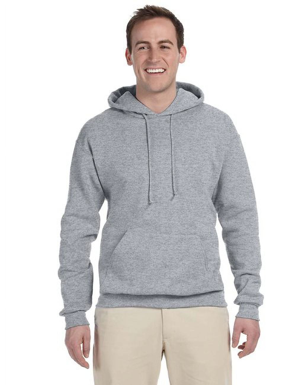 Jerzees Tall 8 oz. 50/50 NuBlend Fleece Pullover Hood (996MT) Oxford ...