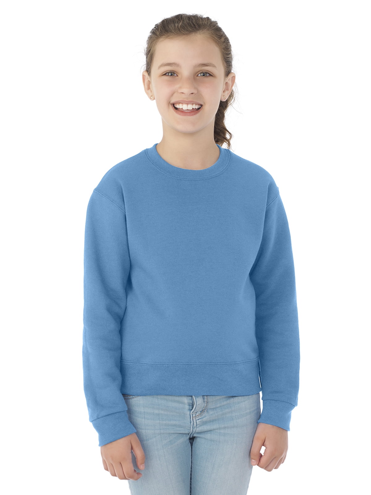 Jerzees Youth 8 oz. NuBlend® Fleece Crew - Walmart.com