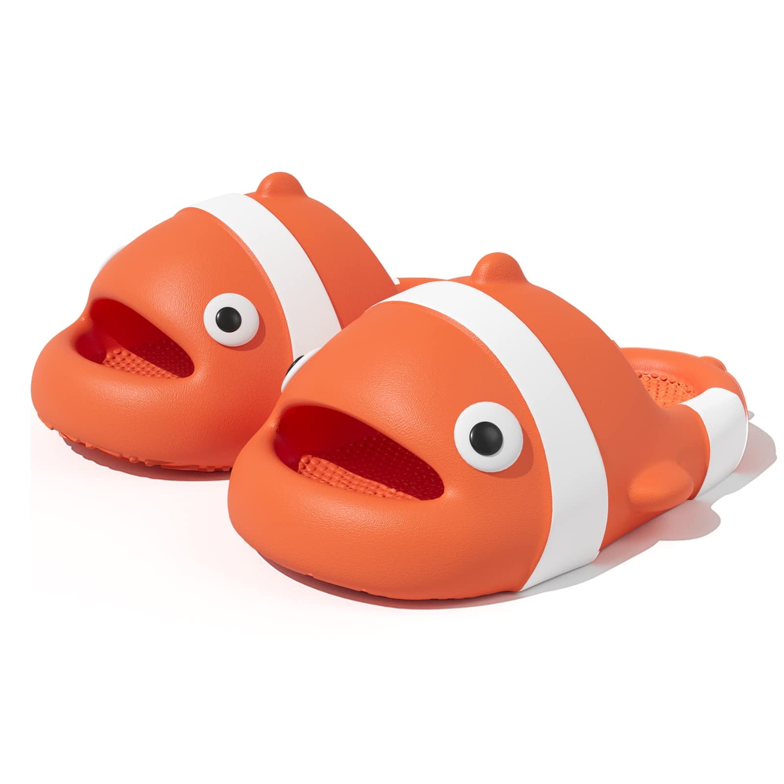 Jerzmy Cute Clown Fish Cloud Slides for Adult Women Men, Soft Novelty ...