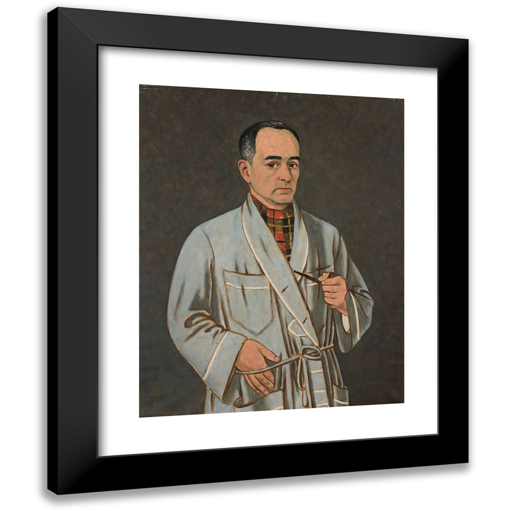 Jerzy Ascher 15x18 Black Modern Framed Museum Art Print Titled - Self ...