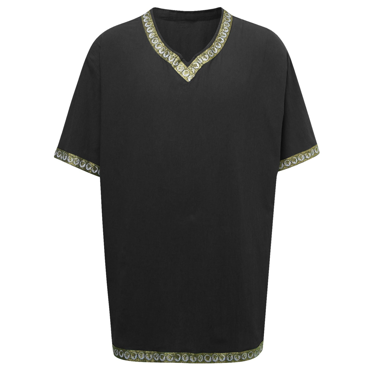 Jesaisque Shirts for Men with Designs Loose Home Wear Men Art Belted ...