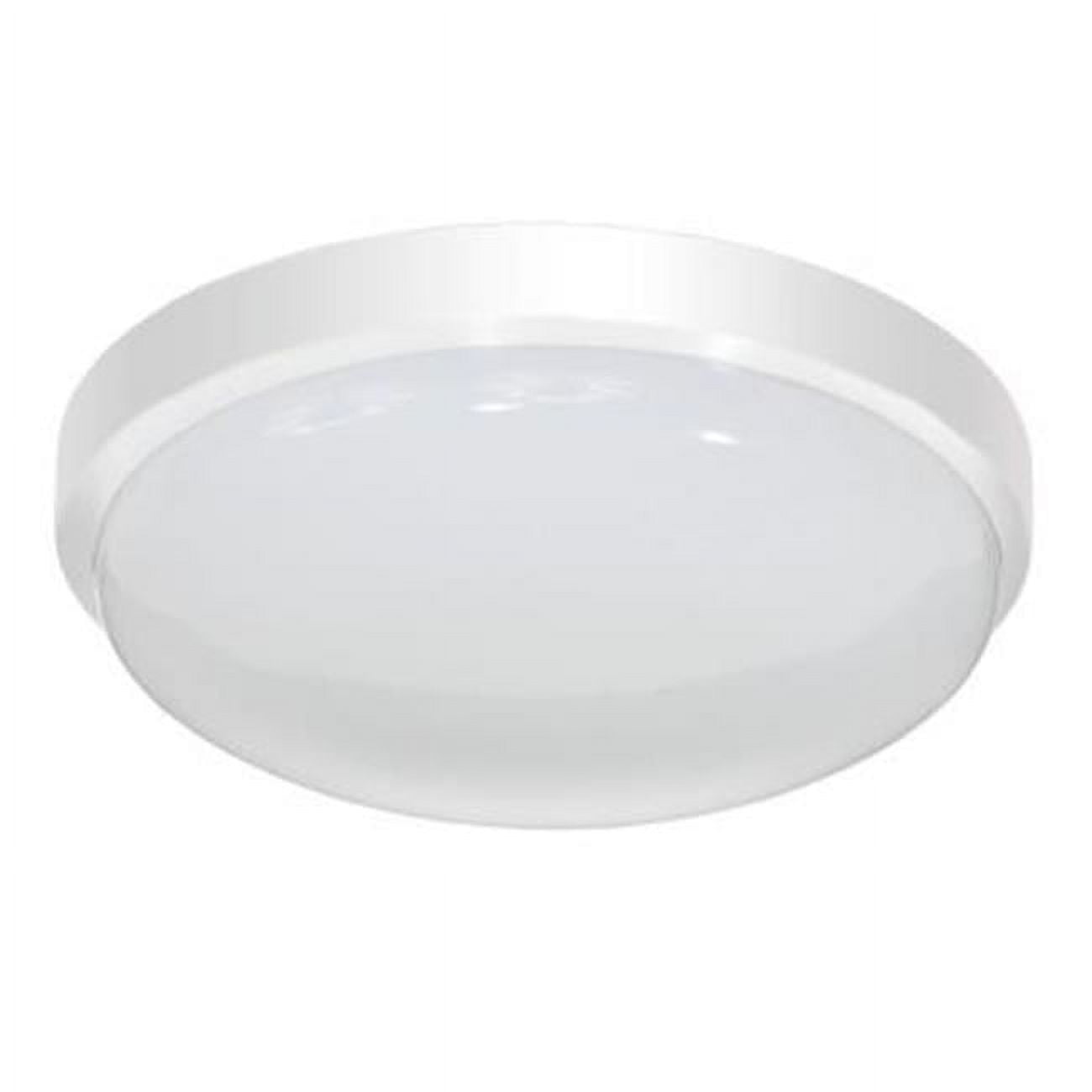 Jesco Lighting CM402M-30-WH 13 in. Round LED Ceiling Fixture Or Ada ...